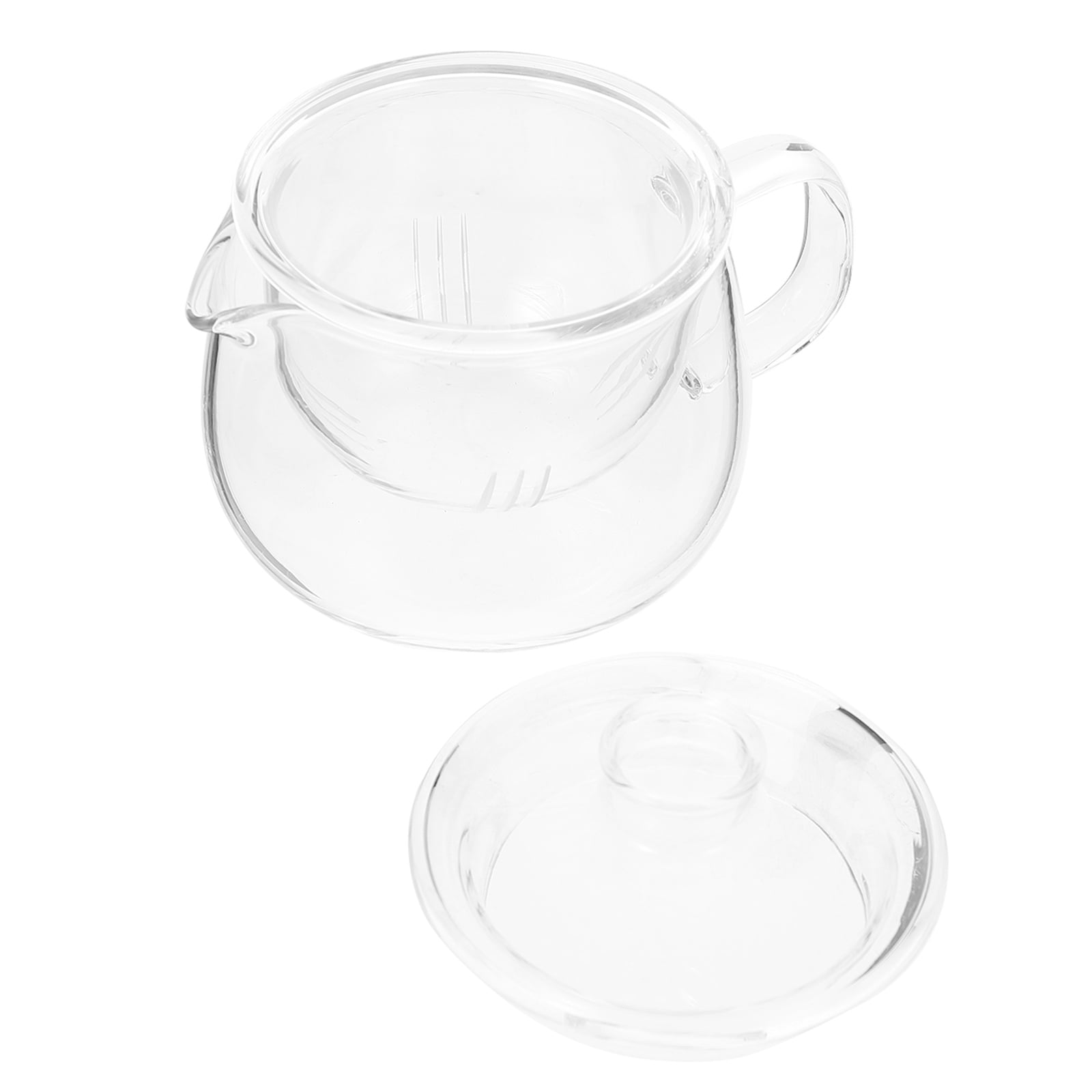 Fruit and Flower Glass Tea Kettle Loose Leaf Tea Maker Thickened Glass ...