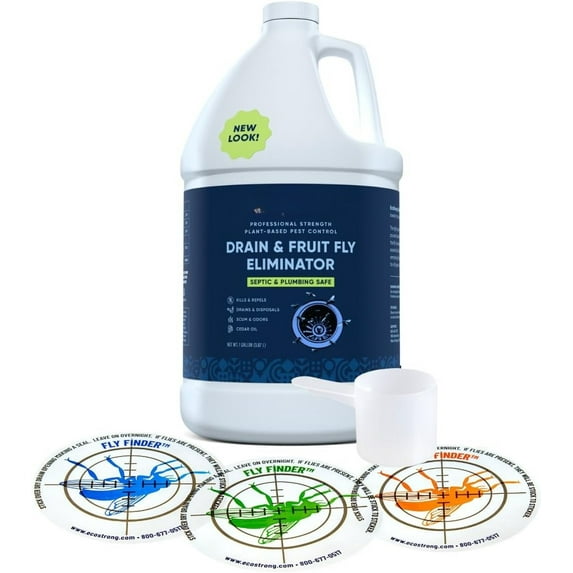 Fruit Fly Drain Treatment | Drain Fly Eliminator | Eliminates Gnats ...