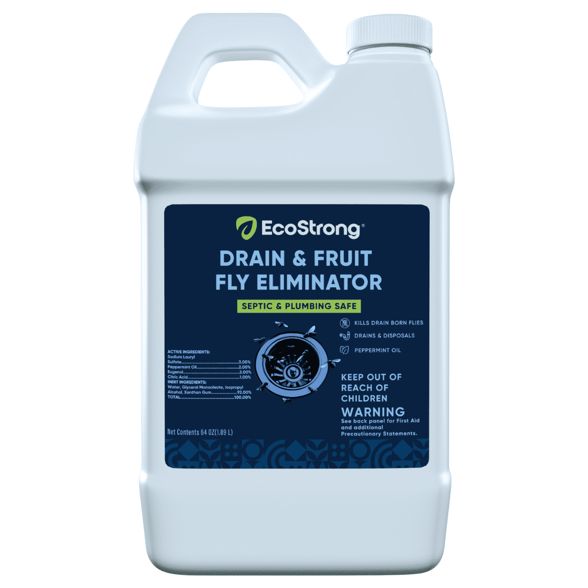 Eco Strong Fruit Fly Drain Treatment Gel, Eliminates Drain Flies and ...