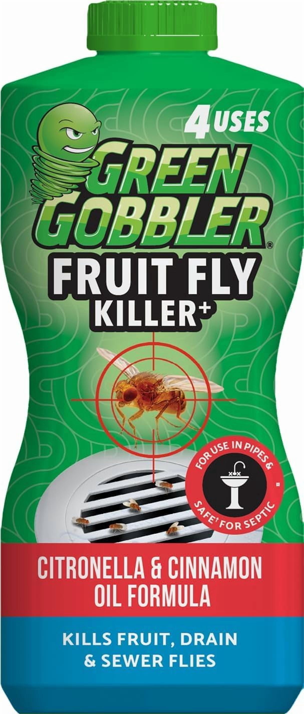 Fruit Fly Killer+ - Kills Fruit Flies, Drain Flies & Sewer Flies, Gel ...