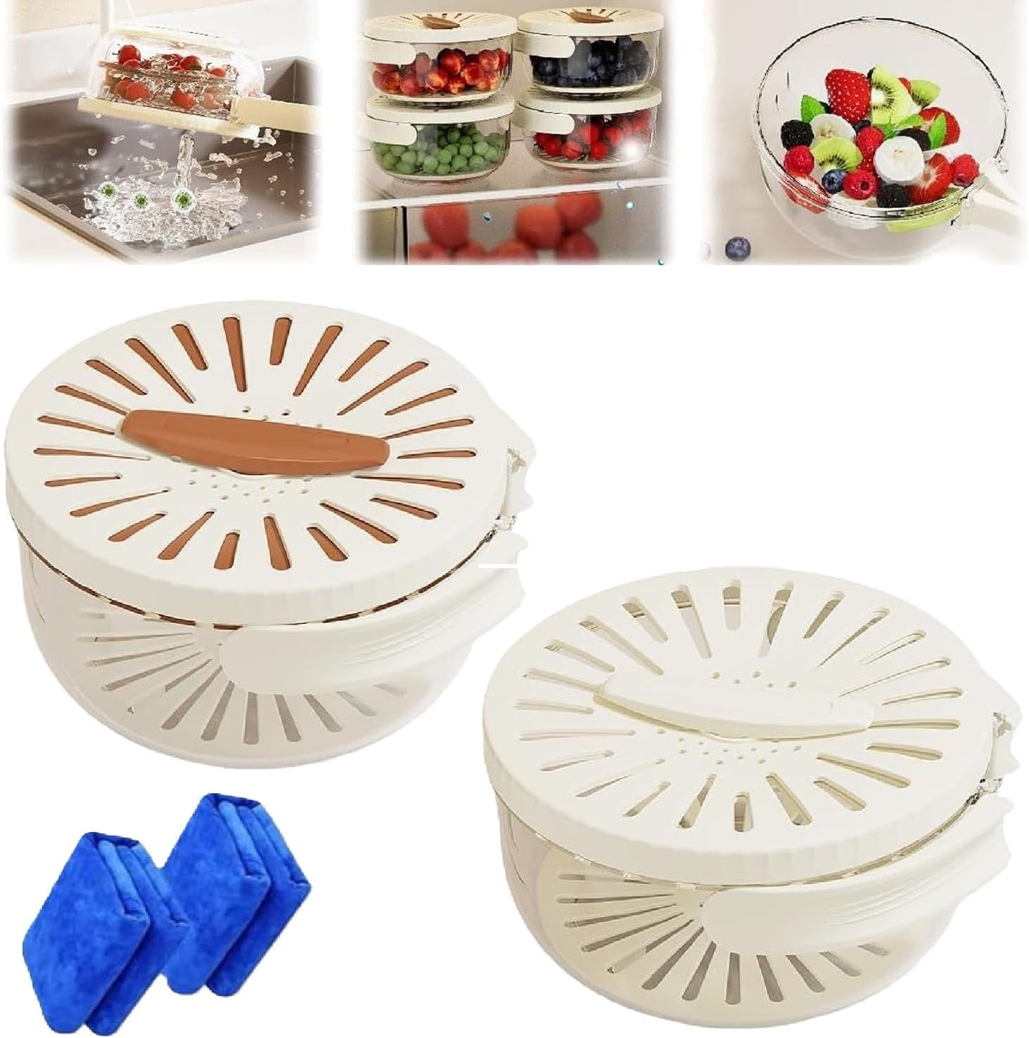 Fruit Fly Proof Bowl for Easy Cleaning, Fruit Fly Proof Bowl with Mesh ...