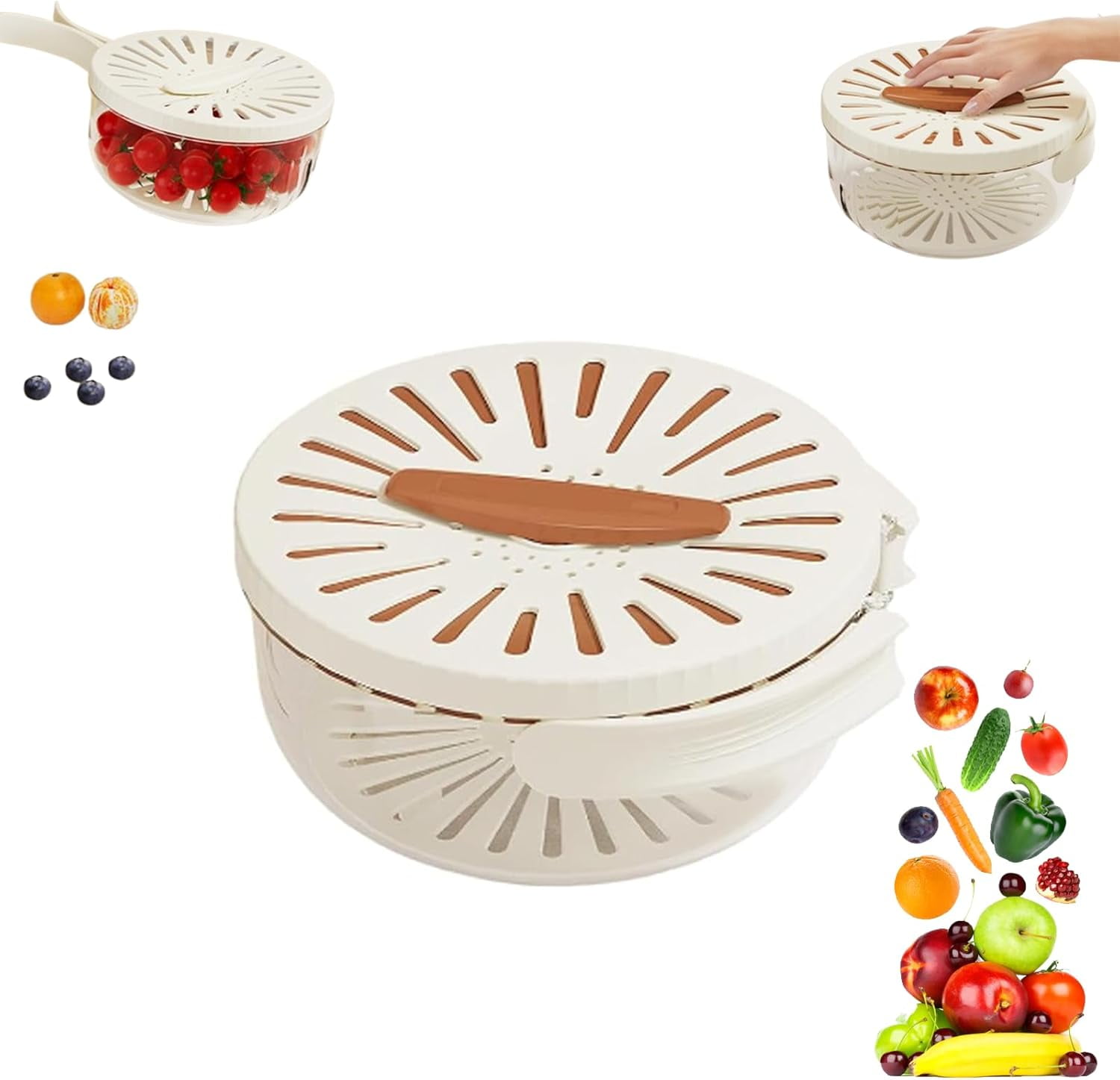 Fruit Fly Proof Bowl with Mesh Basket For Easy Cleaning,Fruit Fly Proof ...