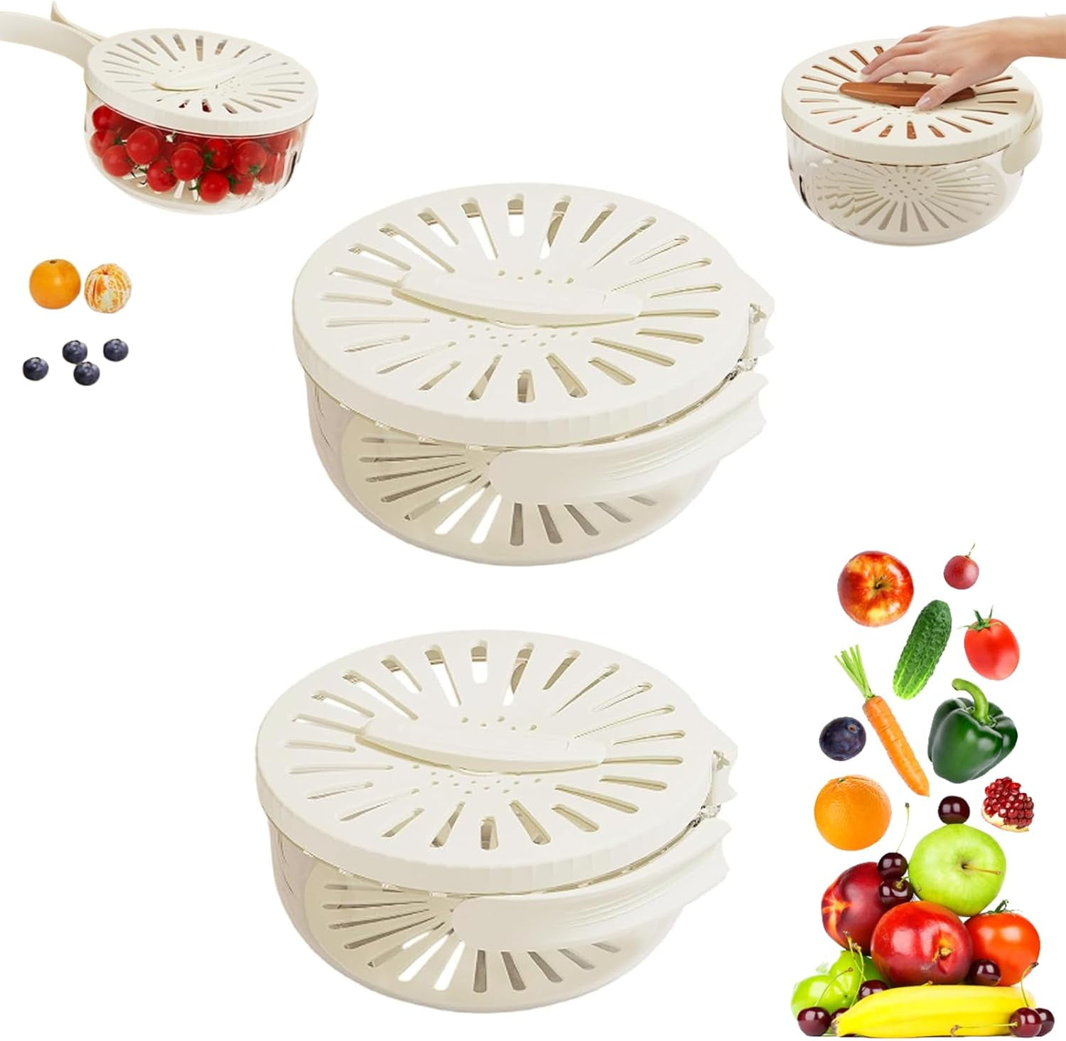 Fruit Fly Proof Bowl with Mesh Basket For Easy Cleaning,Fruit Fly Proof ...