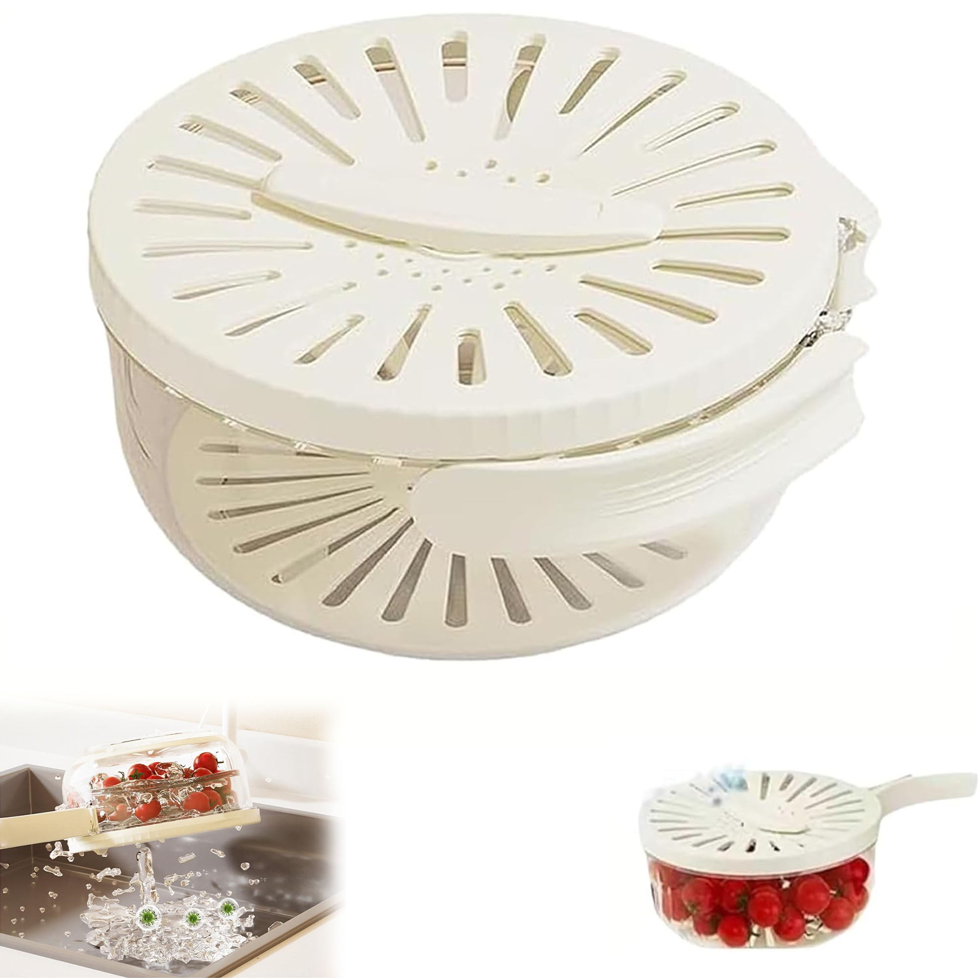 Fruit Fly Proof Bowl with Mesh Basket For Easy Cleaning,Fruit Fly Proof ...