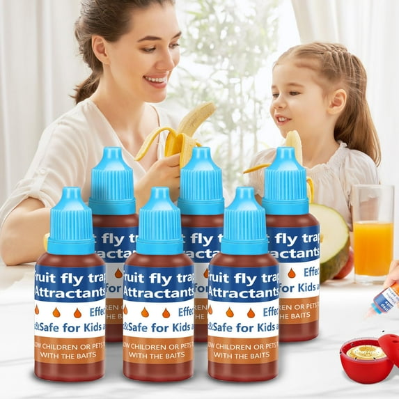 Fruit Fly Trap Refill Liquid Only, 2025 Upgrade Traps for Indoors ...