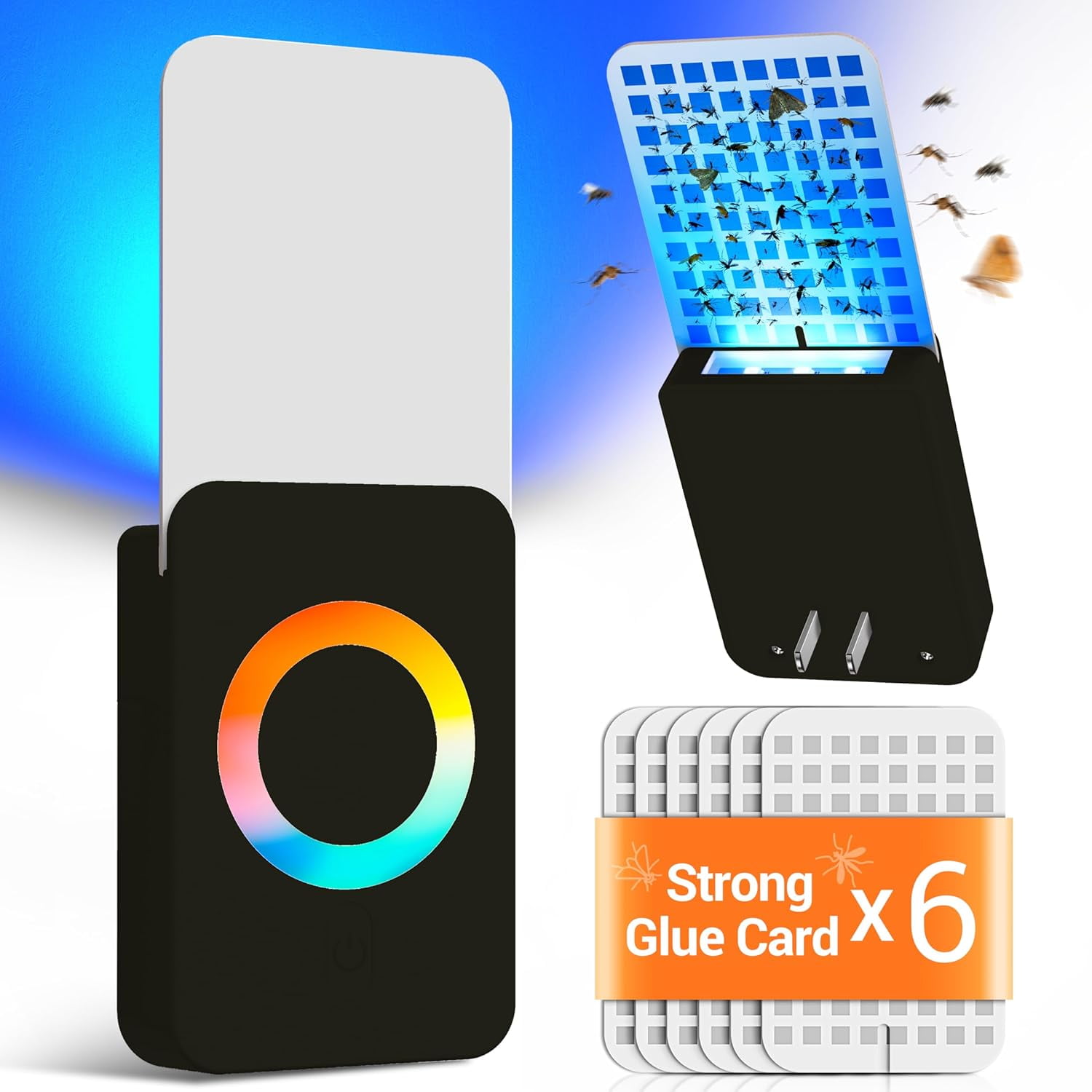 Fruit Fly Traps for Indoors, 3 in 1 Plug-in Flying Insect Trap Fly Trap Indoor Gnat Traps for ...