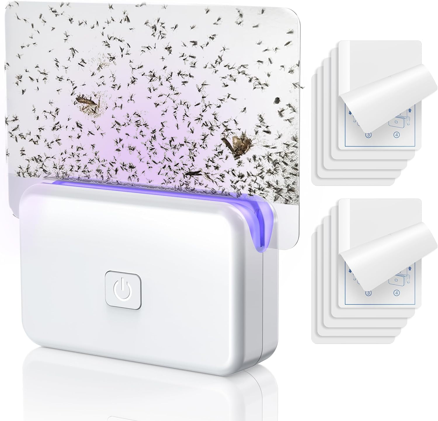 Fruit Fly Traps for Indoors (1 Device+10 Refills) Plug in Fly Trap for ...