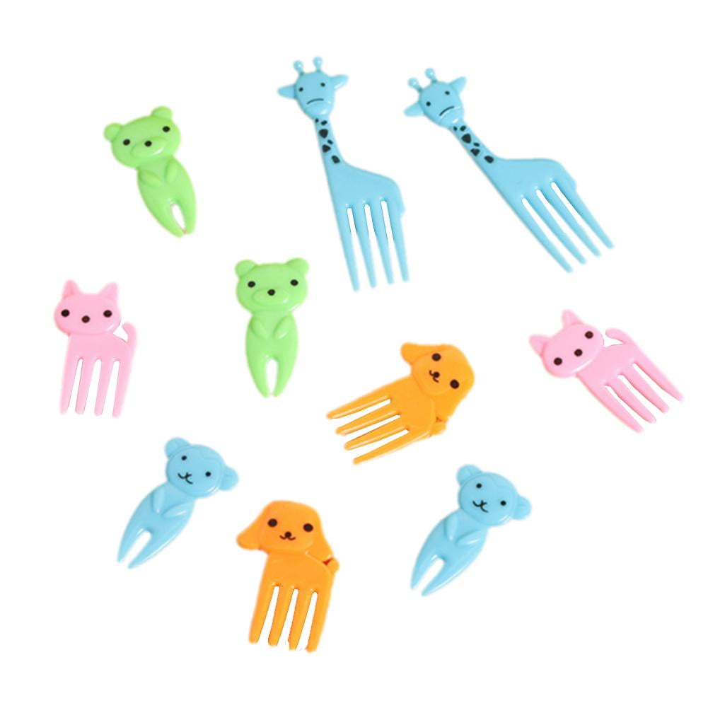 Fruit Food Fork Picks Set,10PCS Cute Animals Bento Box Decoration Set ...