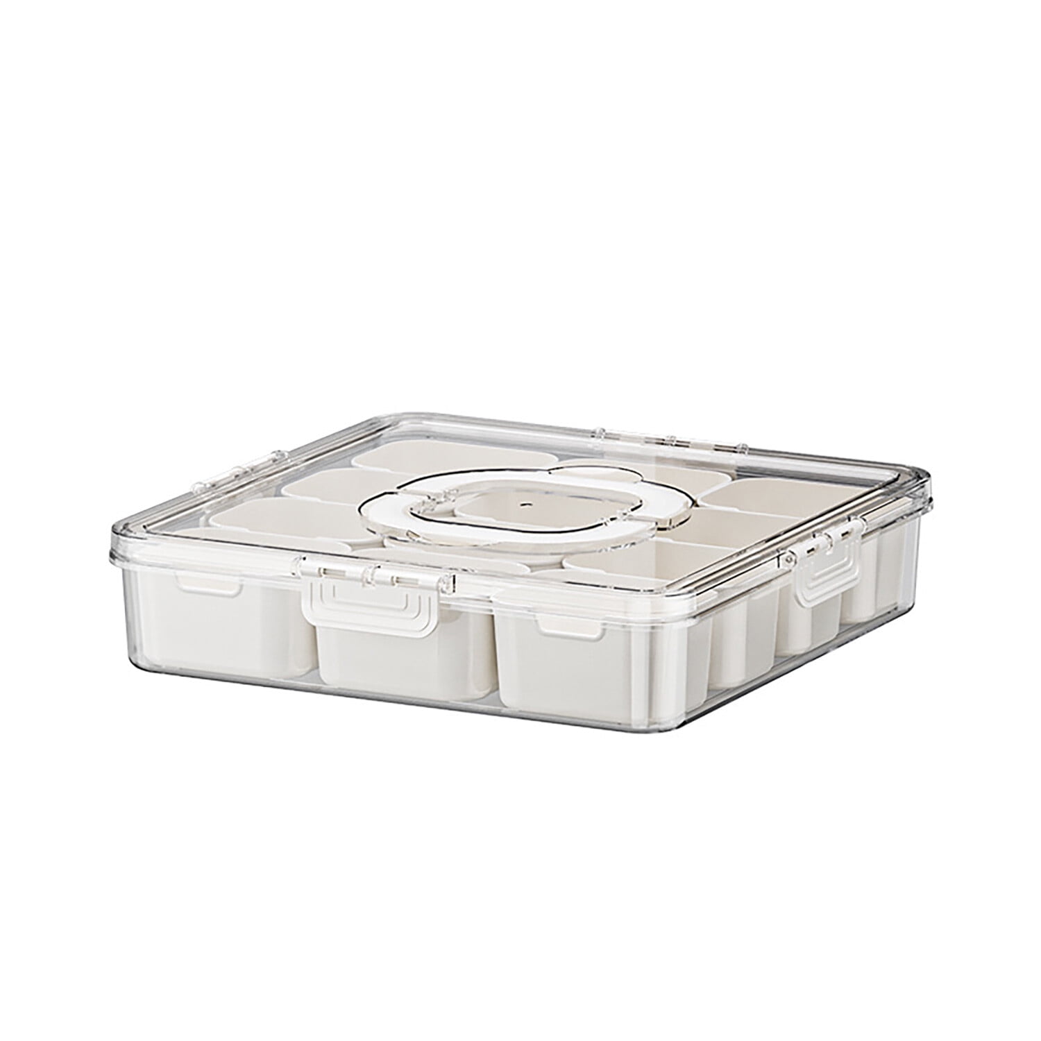 Fruit Food Storage Containers for Fridge,12-grid food-grade salad ...