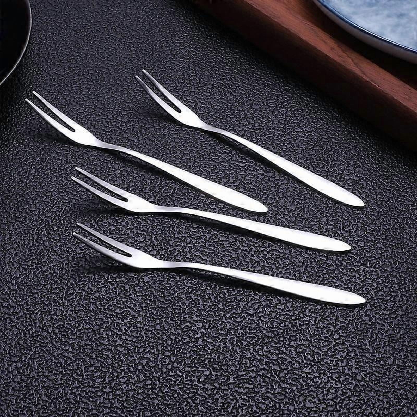 Fruit Forks, 20 Pieces Mini Dessert Forks Mini Dessert Cake Forks for ...