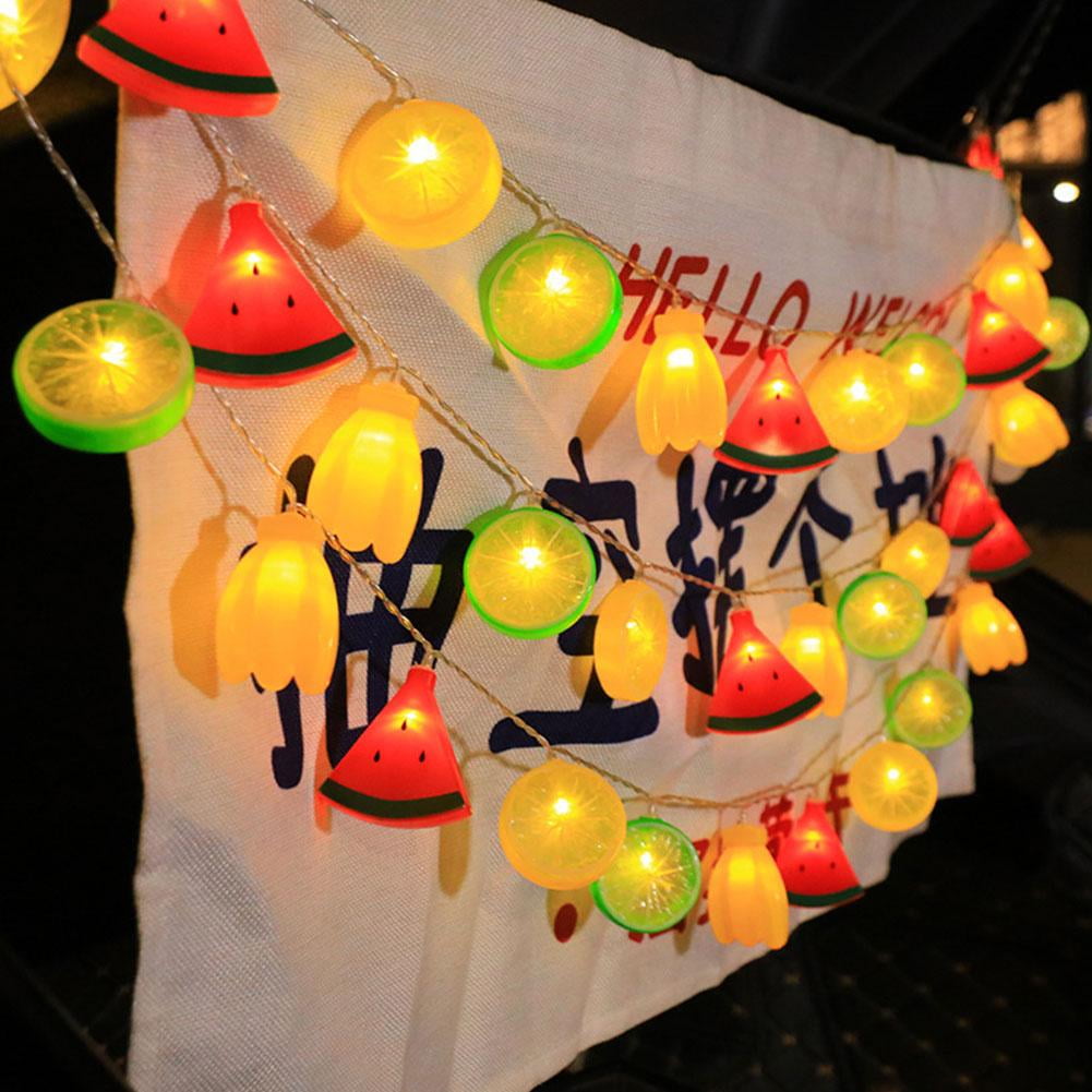 Fruit Four-Piece Led Small Colored Lights Night Market Stall Atmosphere ...
