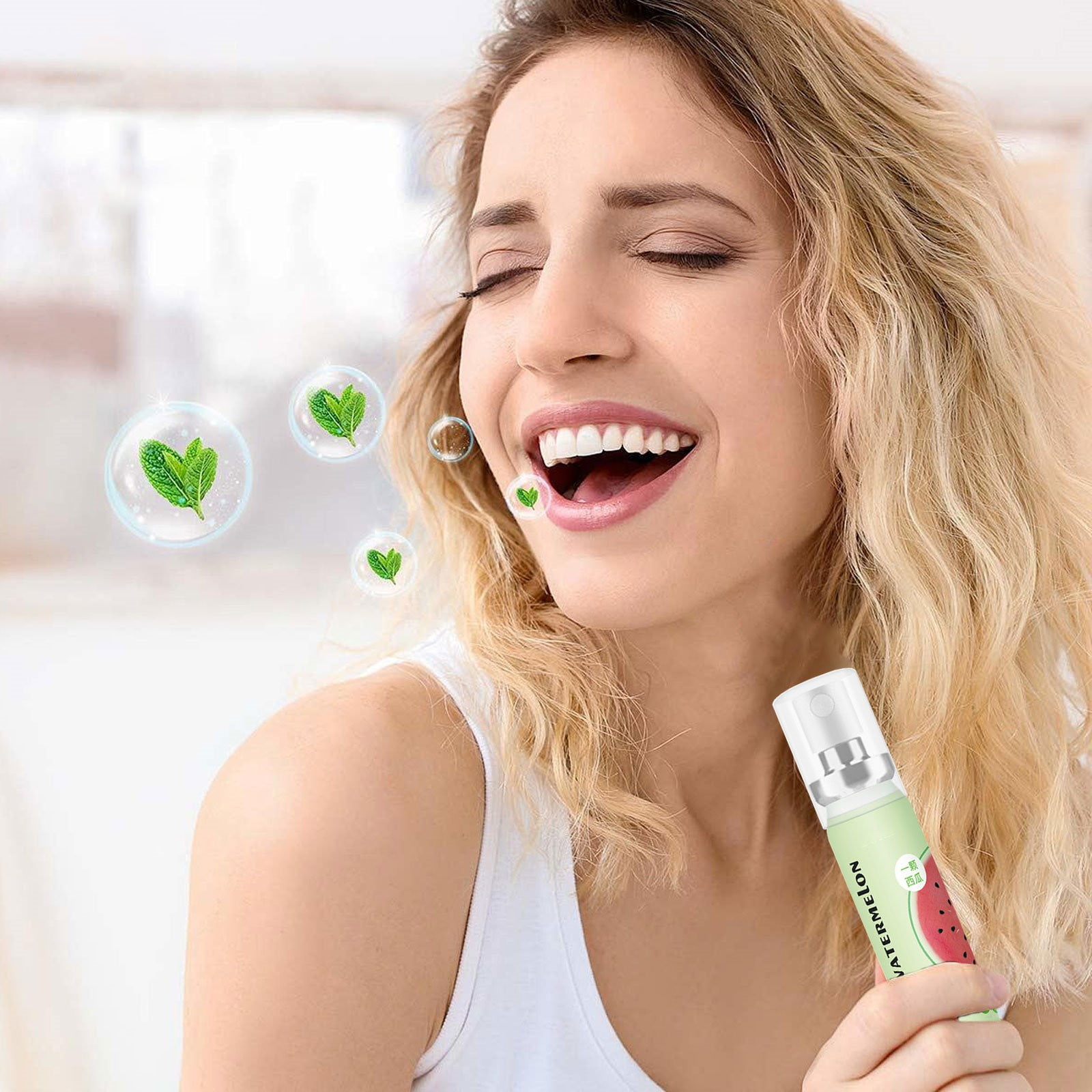 Fruit Fresh Breath Spray, Compact Portable Refreshing Cool Fresh Breath Oral Odor Care ...