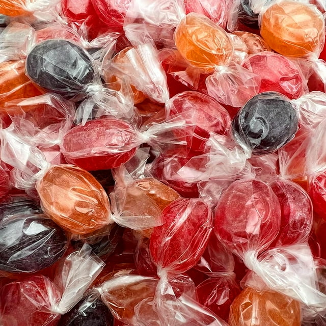 Fruit Hard Candy - 2 Pound Bulk Pack (About 180 Count) - Assorted Flavors - Individually Wrapped ...