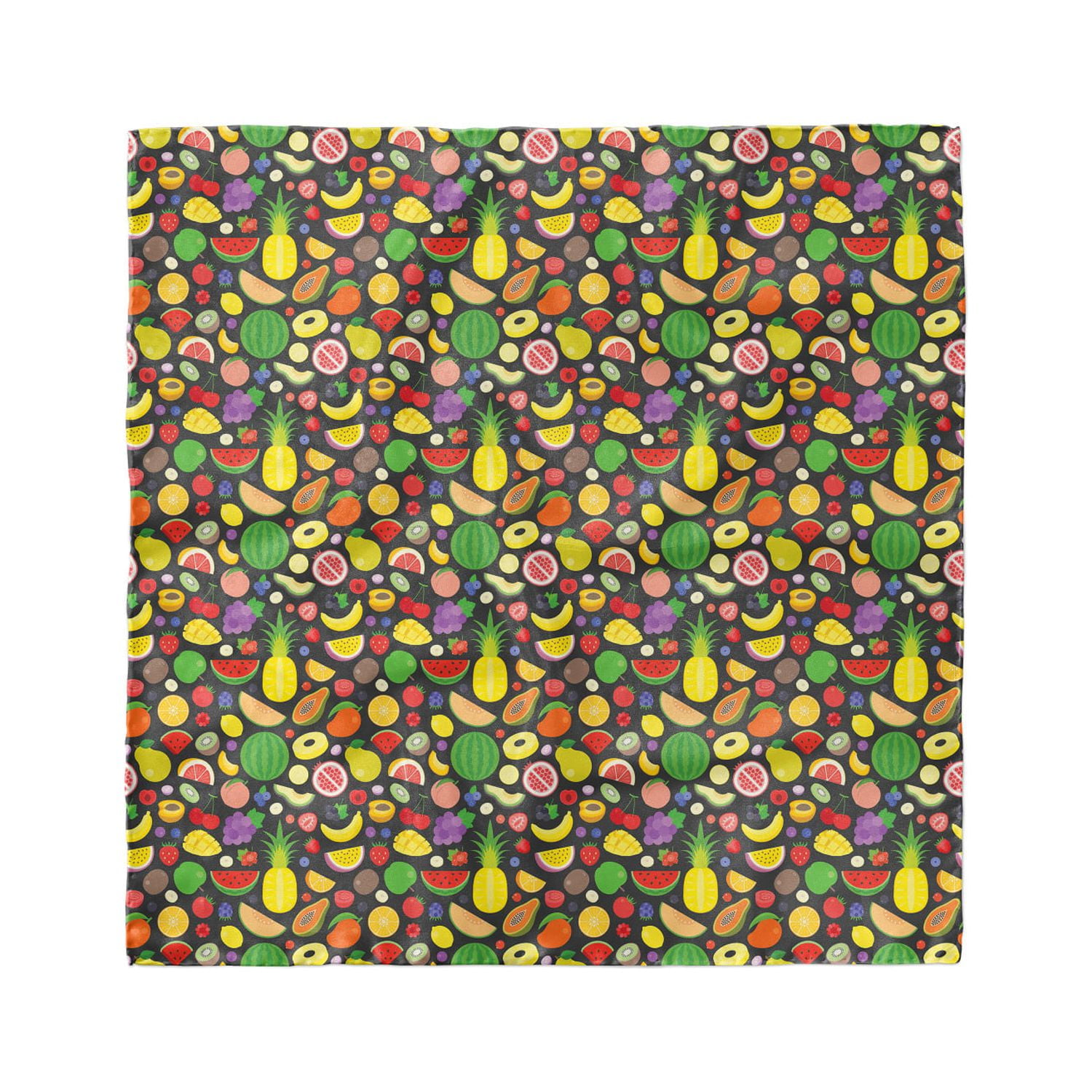Fruit Head Scarf, Tropical Nature Food Summer, Head Wrap, 3 Sizes, by ...