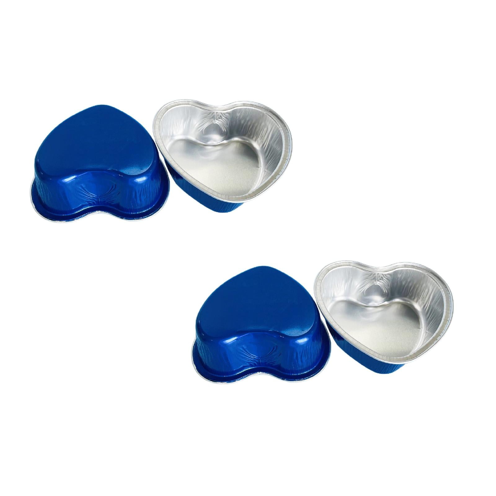 Fruit Ice Mold Heart Shaped Aluminum Foil Cake Pan Disposable Heart ...