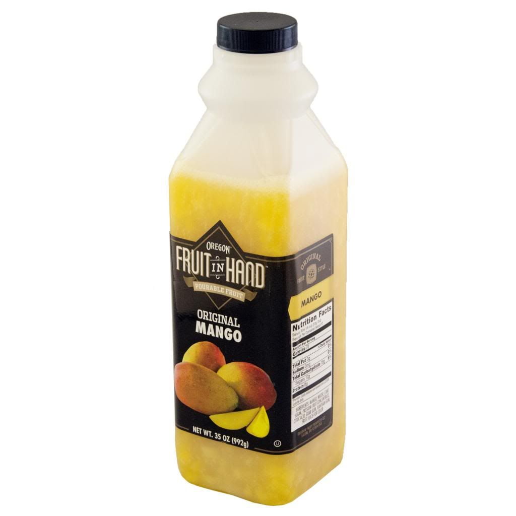 Fruit In Hand Mango Passionfruit Pourable Fruit Puree, 35 Ounce - 6 per ...