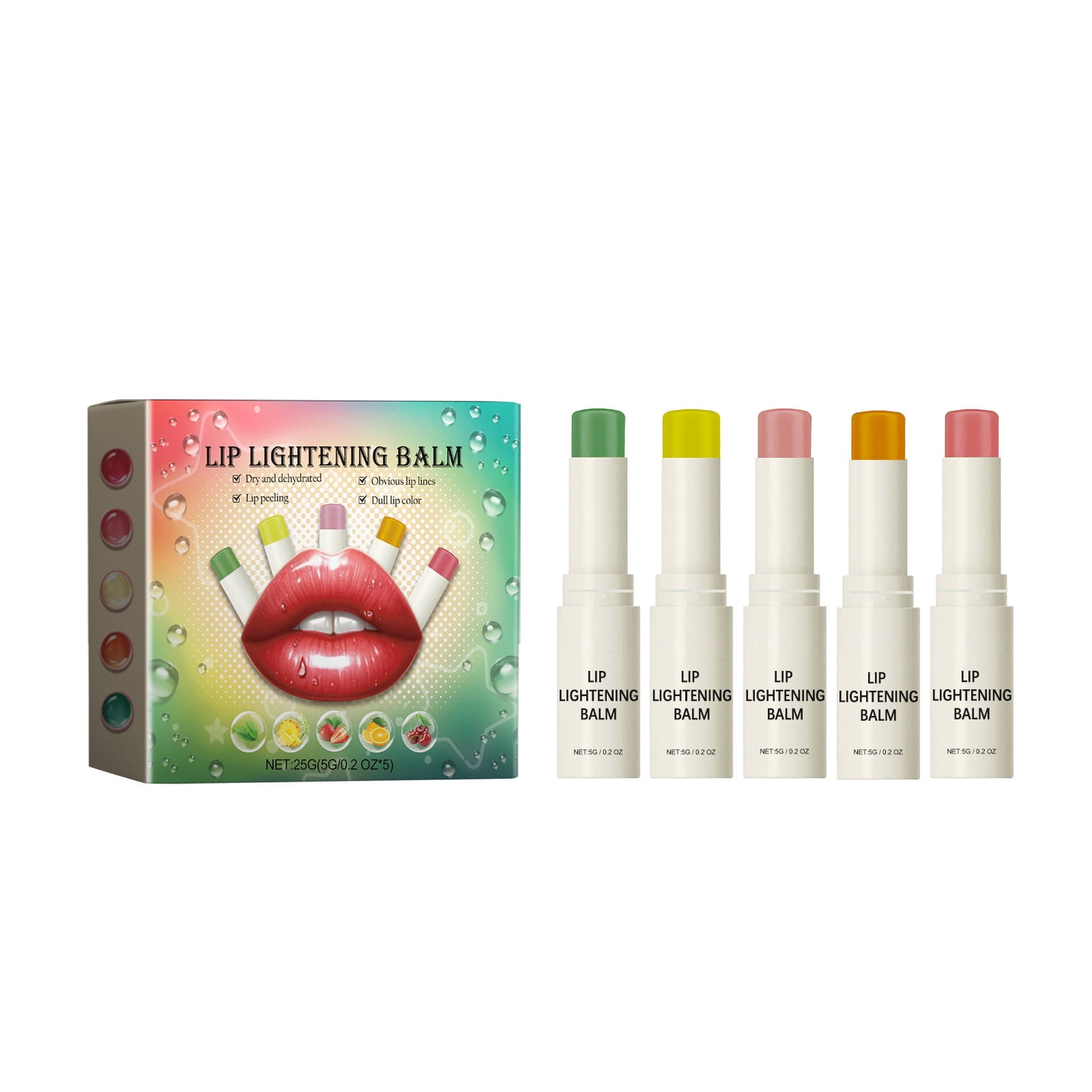 Fruit-Infused Lip Balm, Vitamin E Treatment for Dry Lips - Walmart.com