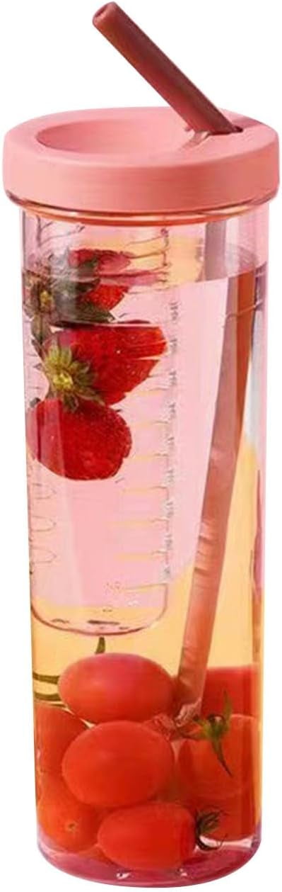 Fruit Infuser Water Bottle with Straw, Fruit Infuser Water Bottle with ...