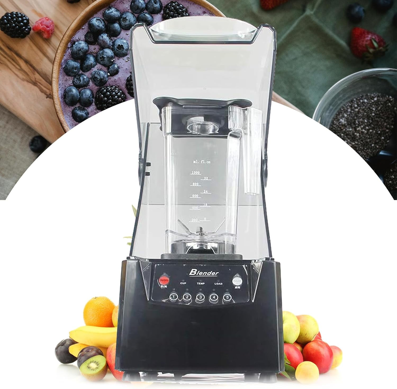 Fruit Juice Smoothie Maker for Kitchen, Smoothies Blender with Silent ...