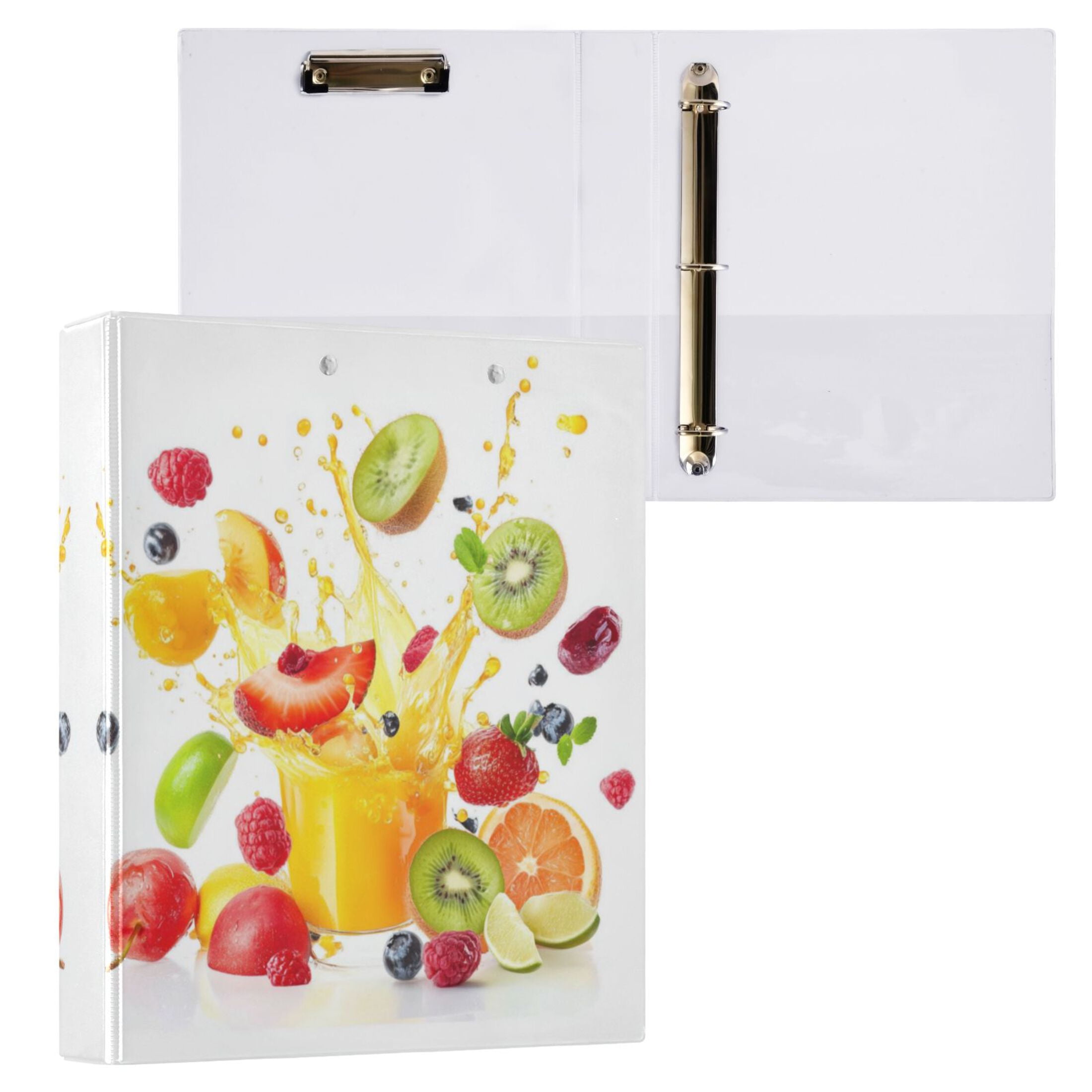 Fruit Juice Splash 3 Ring Hardcover Binders 1.5in Round Rings for ...