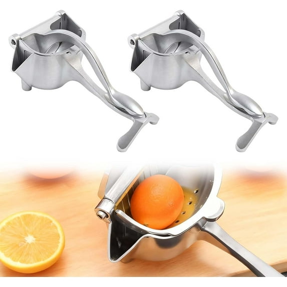Fruit Juice Squeezer - 2025 Upgrade Manual Hand Press Juicer with ...