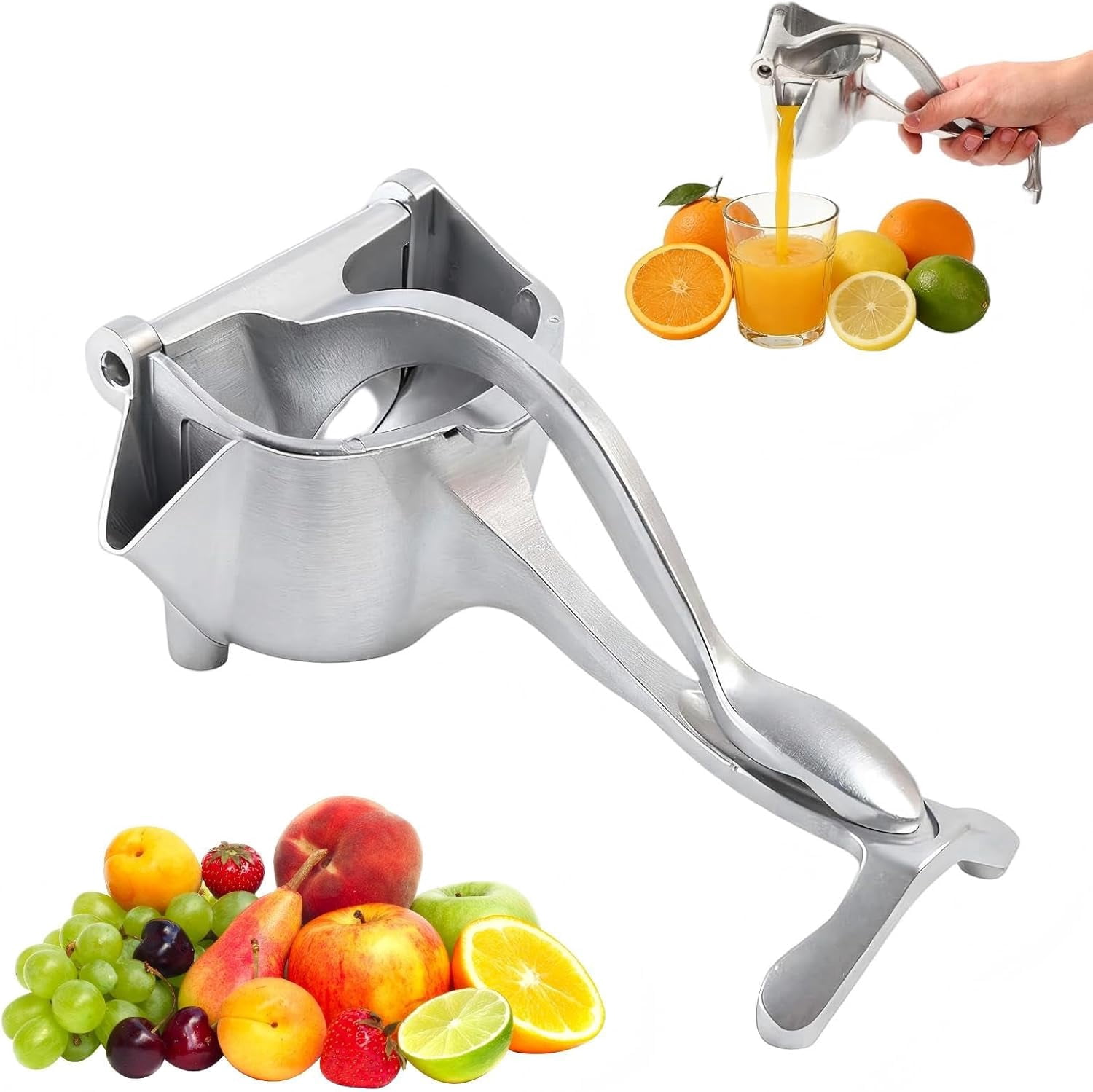 Fruit Juice Squeezer, 2026 New Upgraded Hand Juicer Squeezer Lemon ...