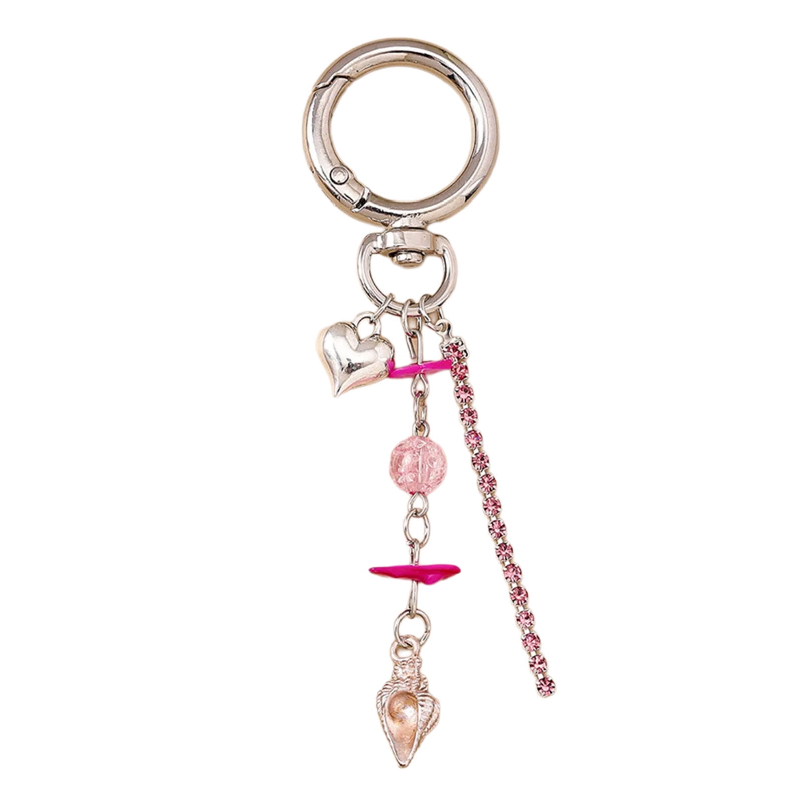 Fruit Key Rings Handbag Decorations Keyring Accessory Metal Heart Key ...