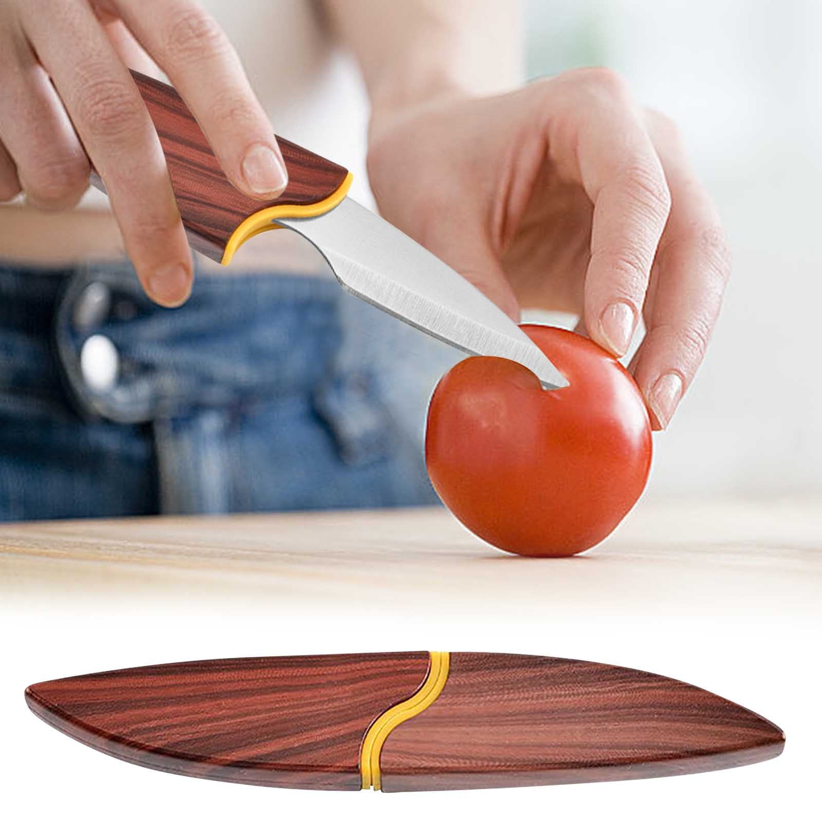 Fruit Knife-Paring Knife-Wooden Fish Double Dragon Phoenix Knife Sharp ...