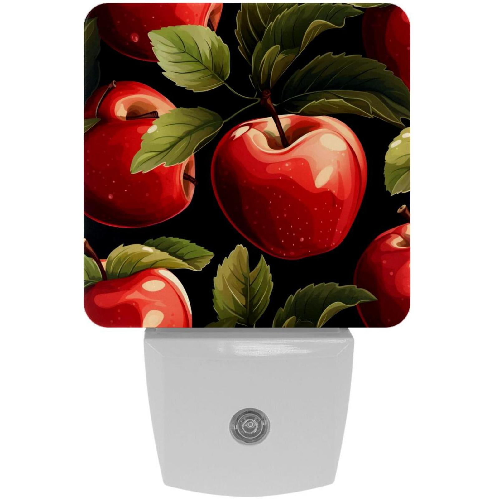Fruit LED Square Night Light - Small and Bright Square-shaped LED Night ...