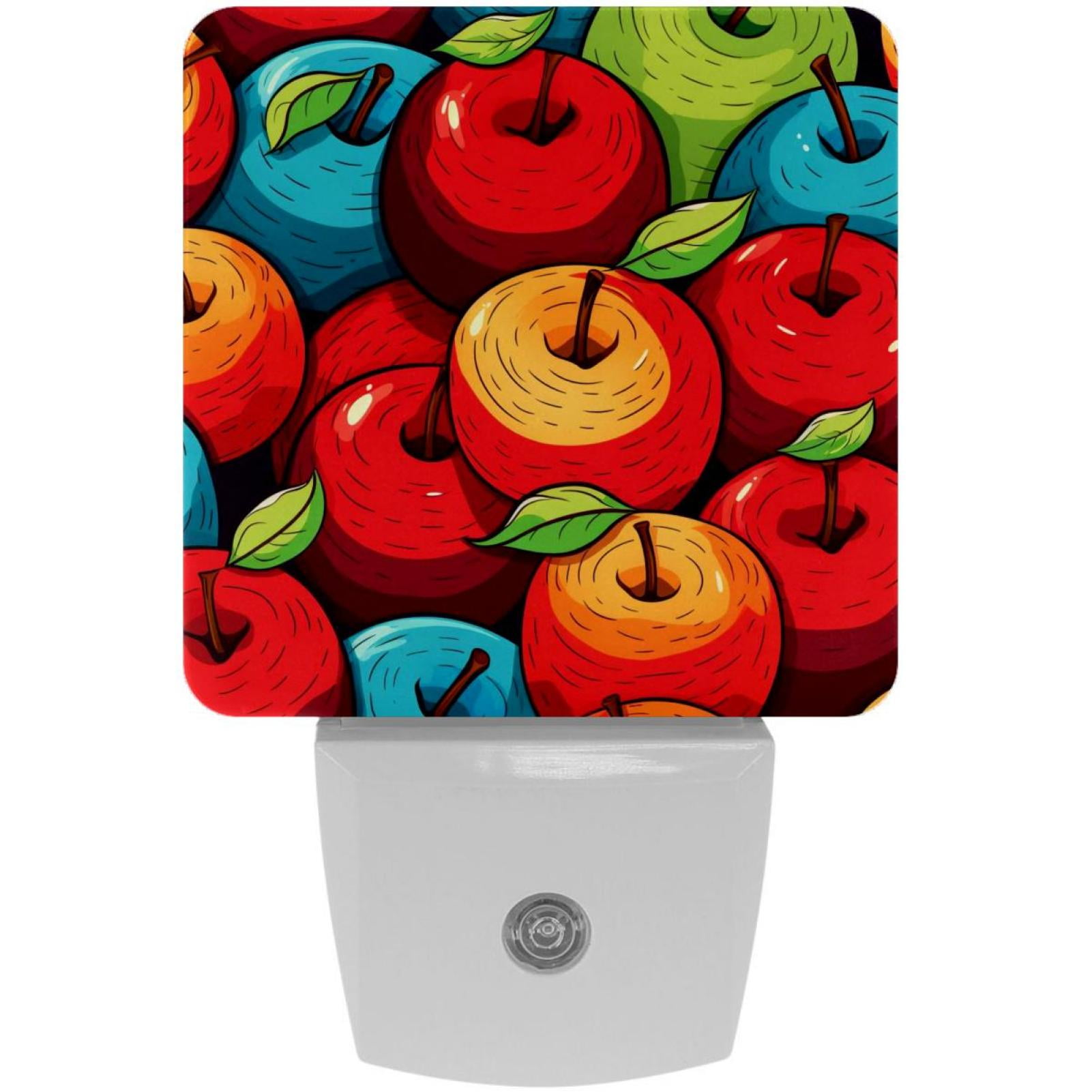 Fruit LED Square Night Lights - Bedside Lighting Solution for a ...