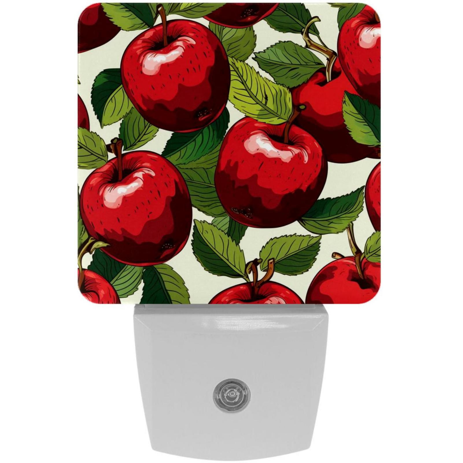 Fruit LED Square Night Lights - Modern Design, Energy Efficient Indoor ...