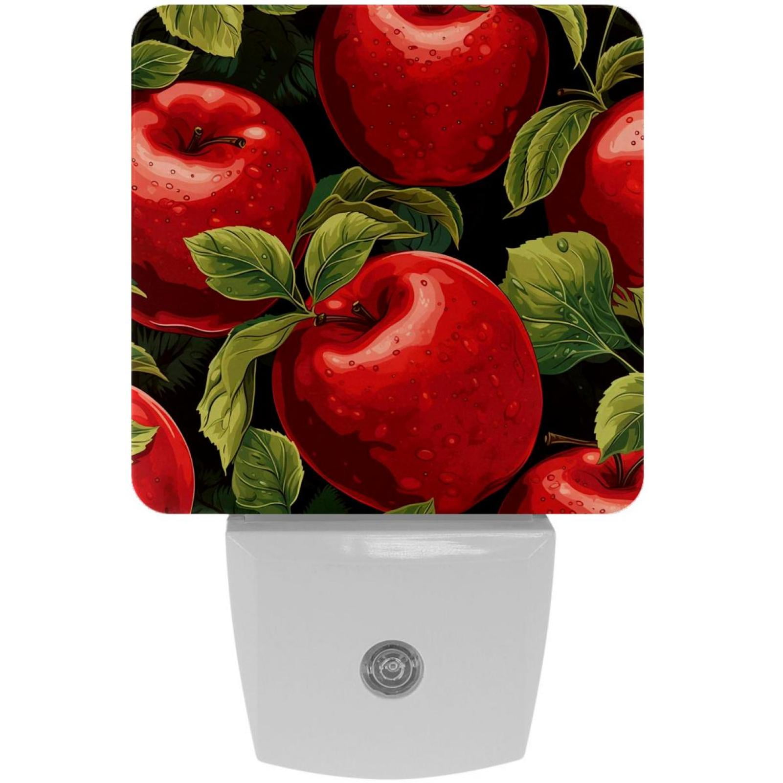 Fruit LED Square Night Lights- Modern and Energy Efficient Bedside ...
