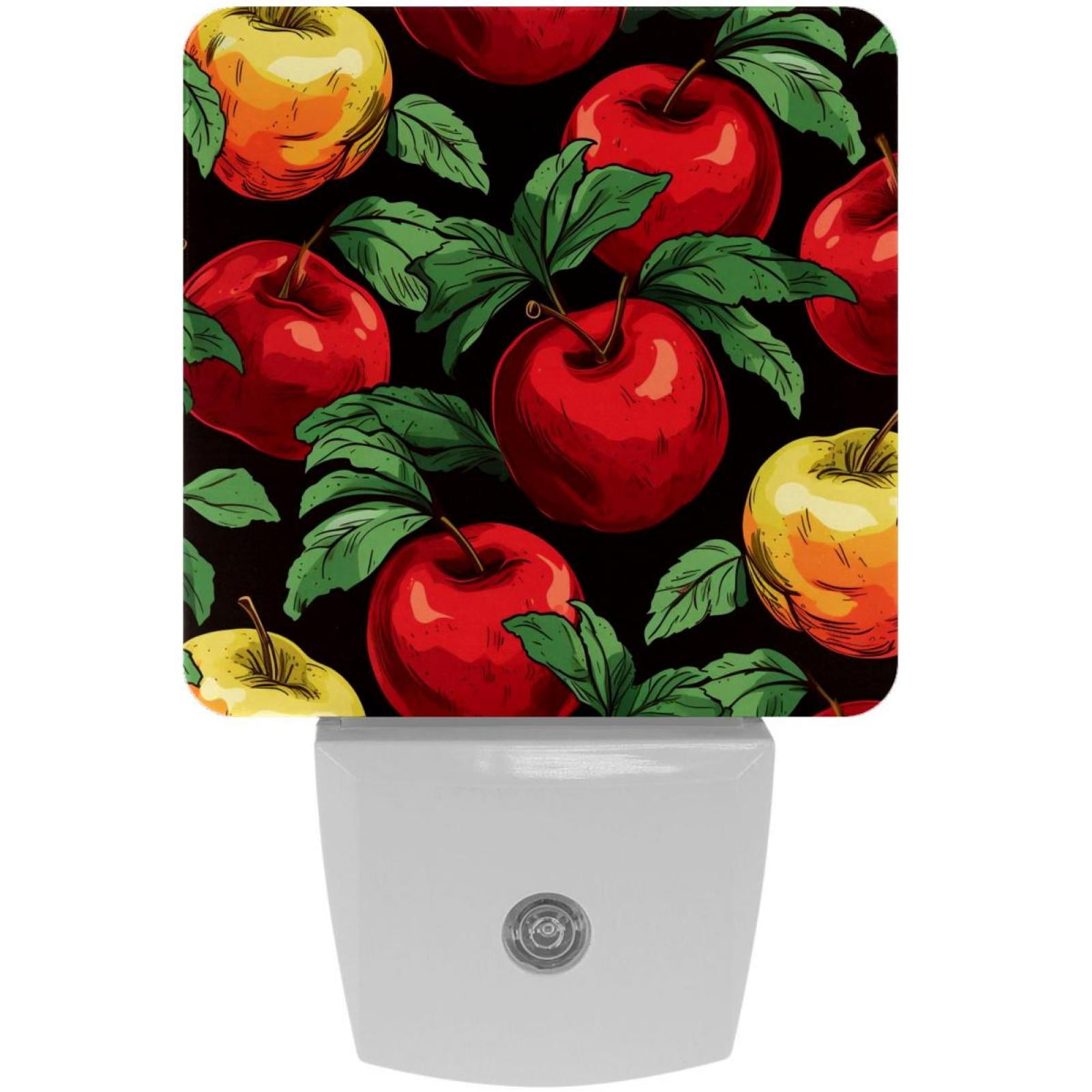 Fruit LED Square Night Lights with Motion Sensor - Modern and Energy ...