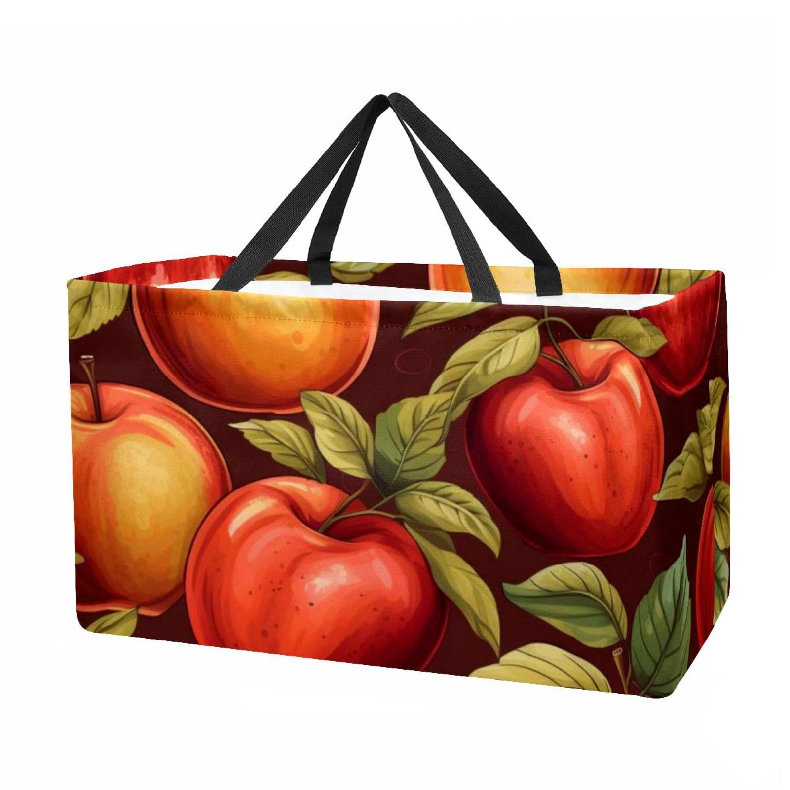 Fruit Large Capacity Oxford Cloth Picnic Basket Reusable Laundry Bag ...