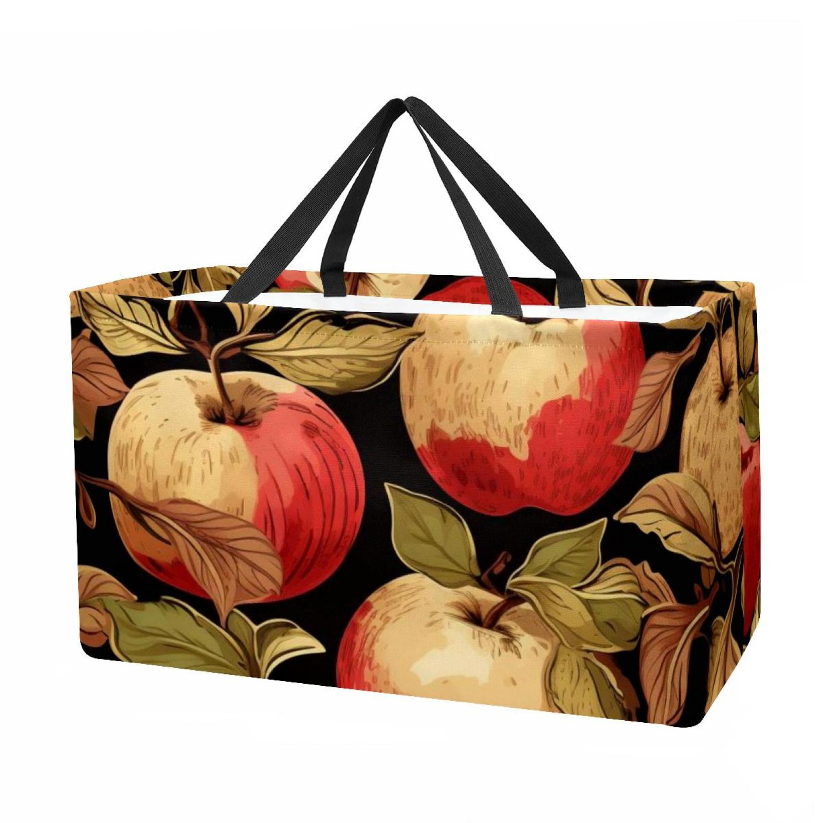 Fruit Large Capacity Reusable Foldable Oxford Cloth Tote Bag Cube ...