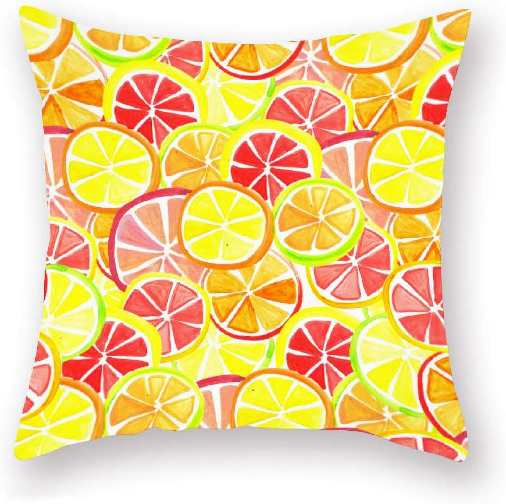 Fruit Lemon Colorful Pillow Cases Summer Style Home Couch Decor Super ...