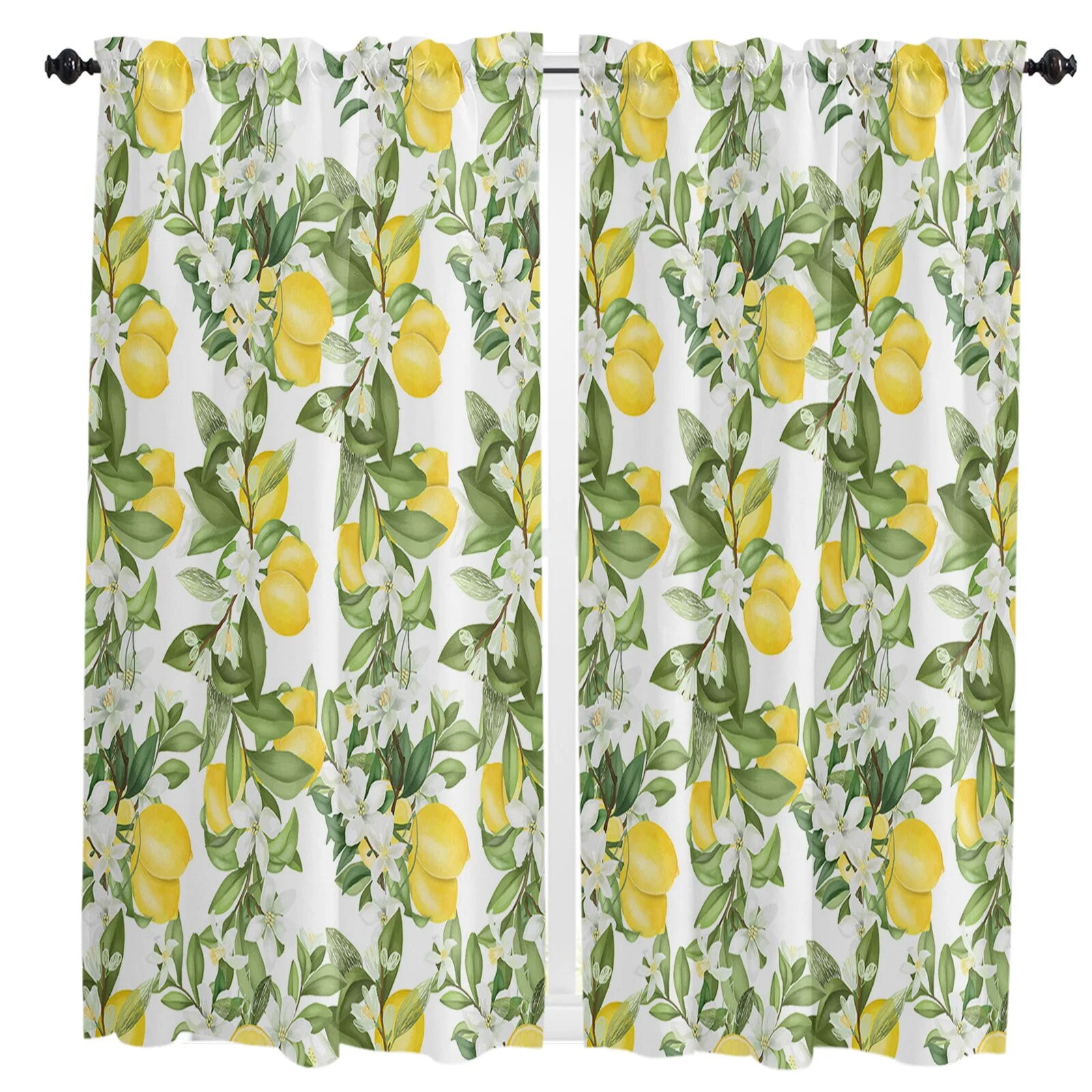 Fruit Lemon Curtains For Living Room Kitchen Curtain Bedroom Decorative ...