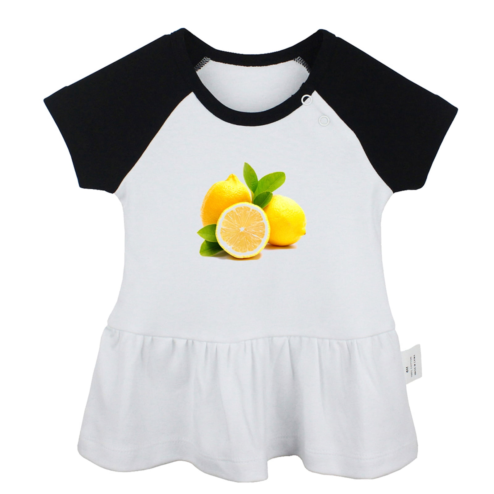 Fruit Lemon Pattern Dresses For Baby, Newborn Babies Skirts, Infant ...