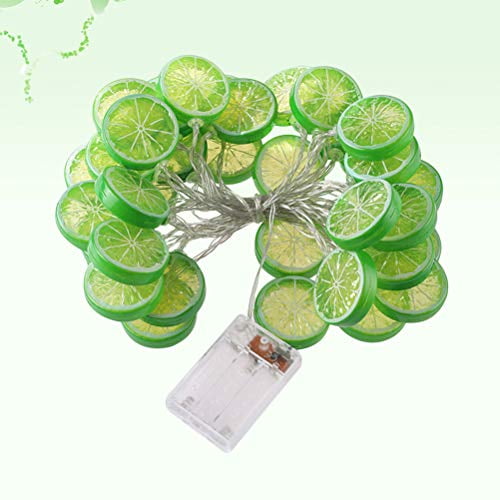 Fruit Lemon String Lights Lime Slice String Light 20 LEDs Battery ...