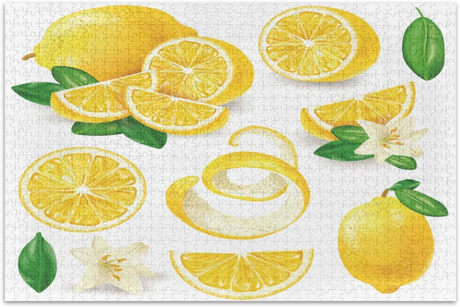 Fruit Lemon Yellow Jigsaw Puzzle 500 Pieces for Adults Teens Kids ...