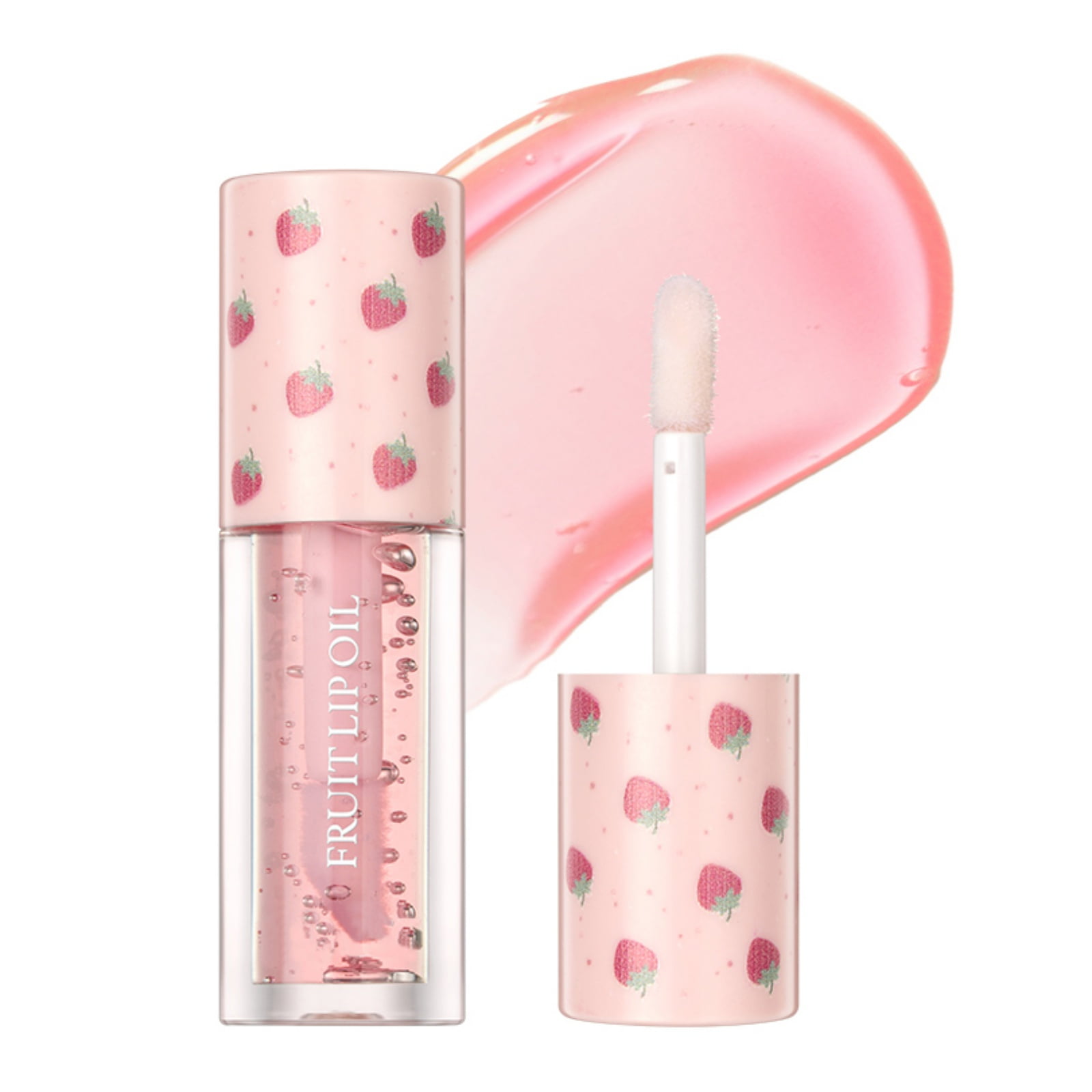 Fruit Lip Oil Lip Gloss, Transparent Lip Balm Care Stick Nourishing ...