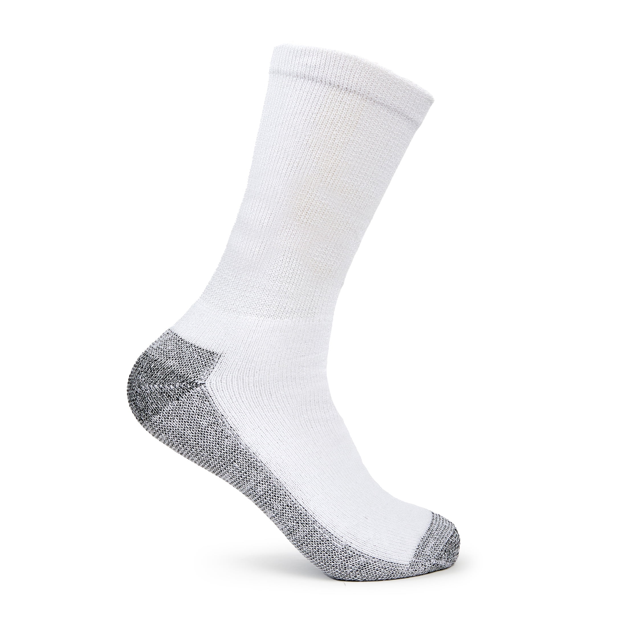 Fruit of the Loom Men's 5-Pack Heavy Duty / Work Gear Crew Socks: Black ...