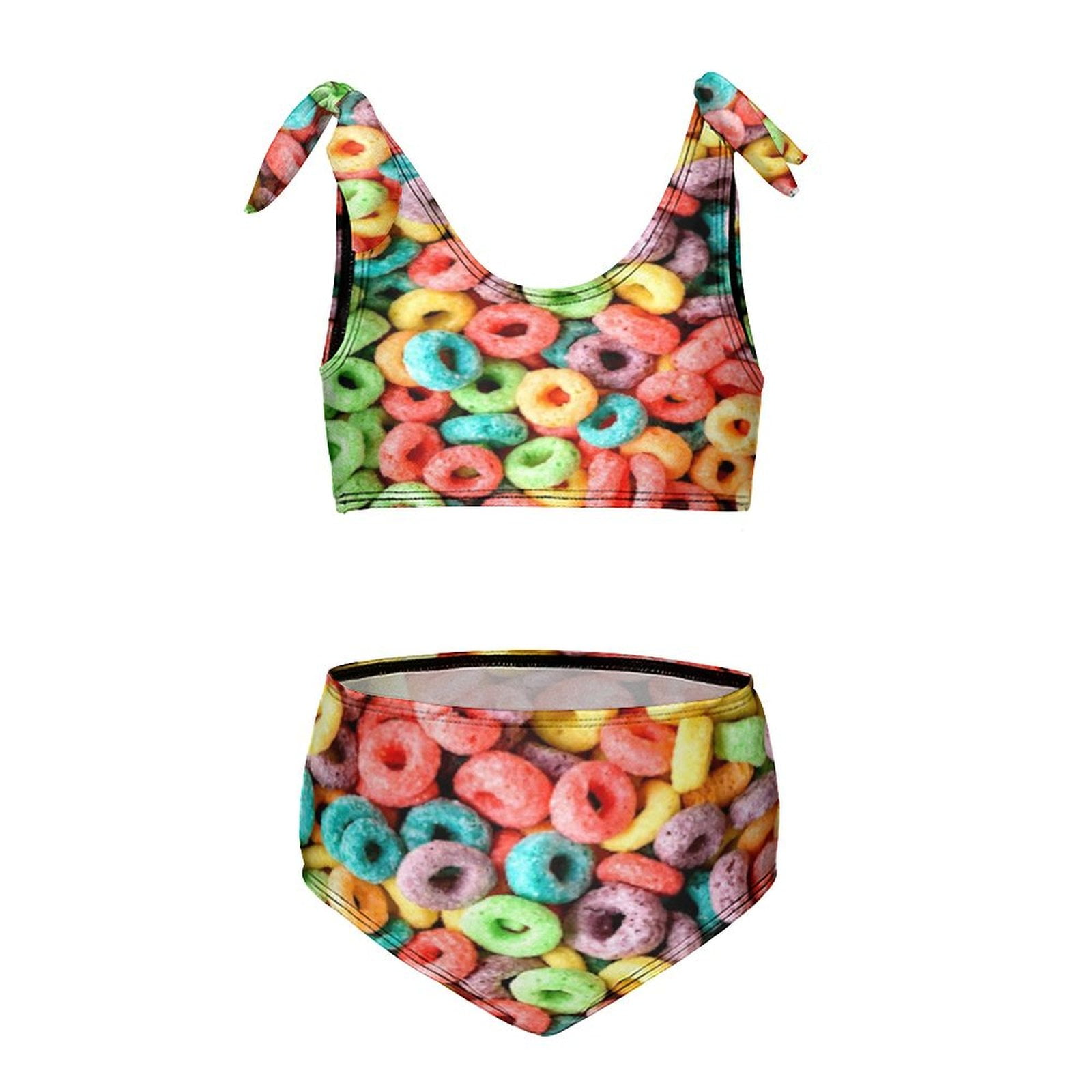 Fruit Loops Girl's 2 Piece Bikini Set Beach Sport Swimsuit Swimwear 9 ...