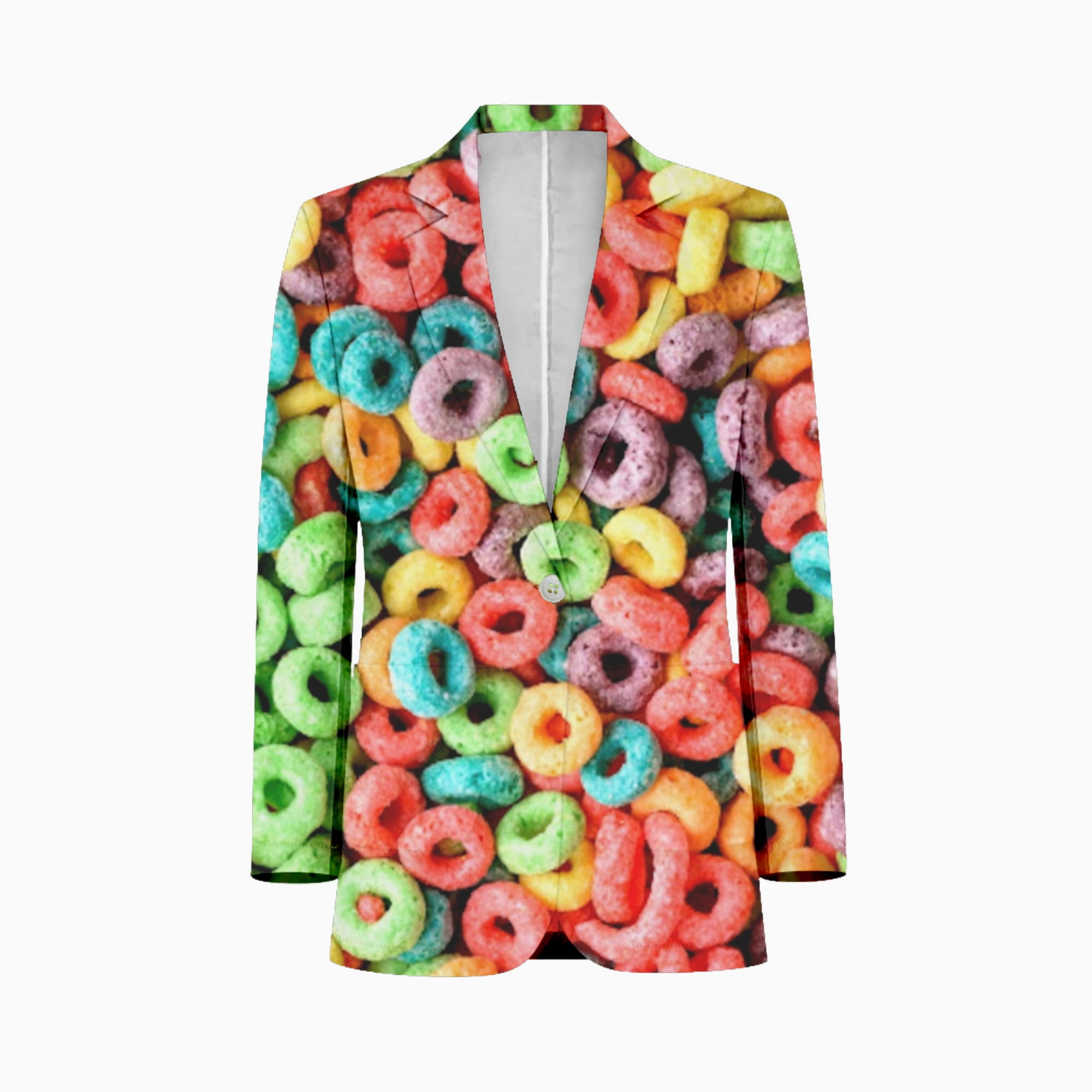 Fruit Loops Mens Suits Shawl Collar Slim Fit Suit Mens Groom Jacket ...