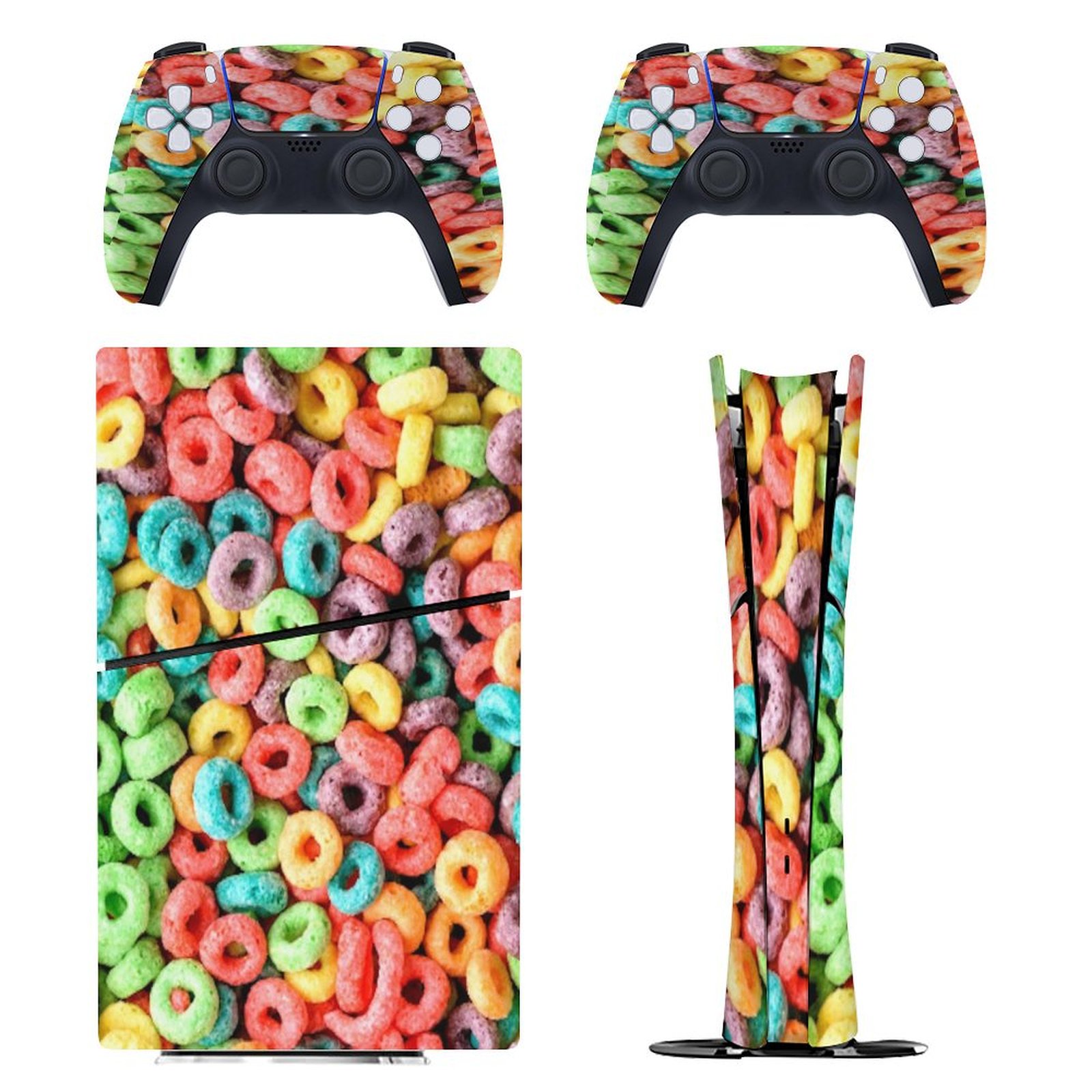 Fruit Loops PS5/PS5 Pro/PS5 Slim Digital Disc Skin Sticker For Console ...