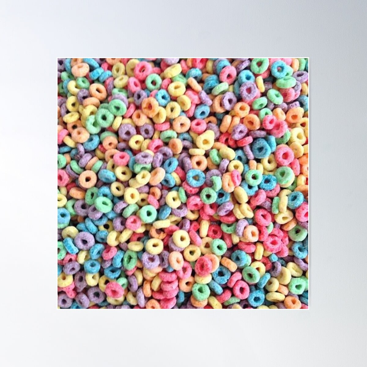 Fruit Loops Poster Wall Art, Modern Wall Decor For Living Room Bedroom ...