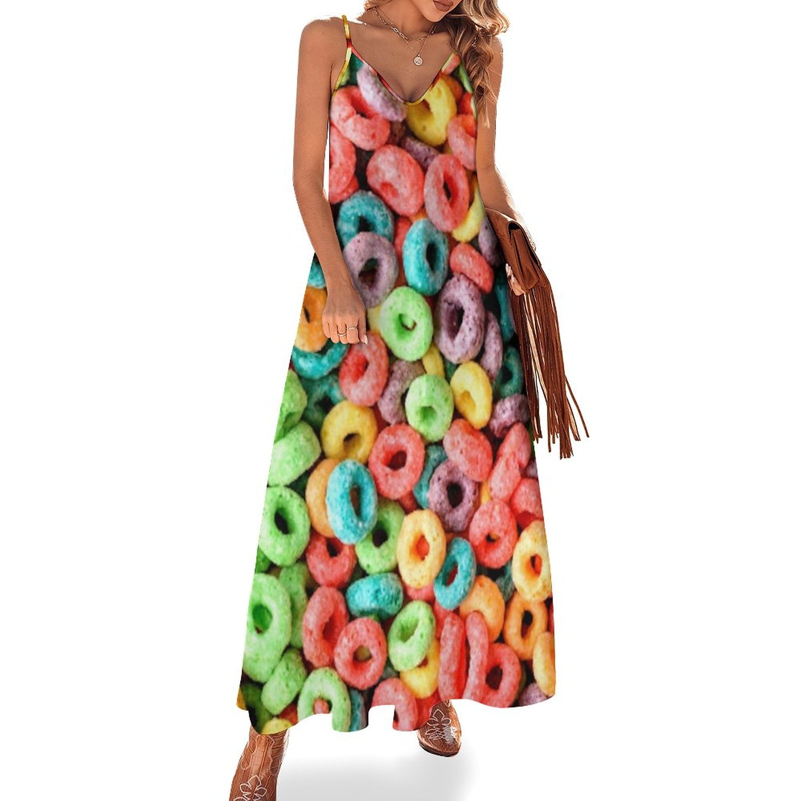 Fruit Loops! Sleeveless Dress Clothing luxury woman party dress ...