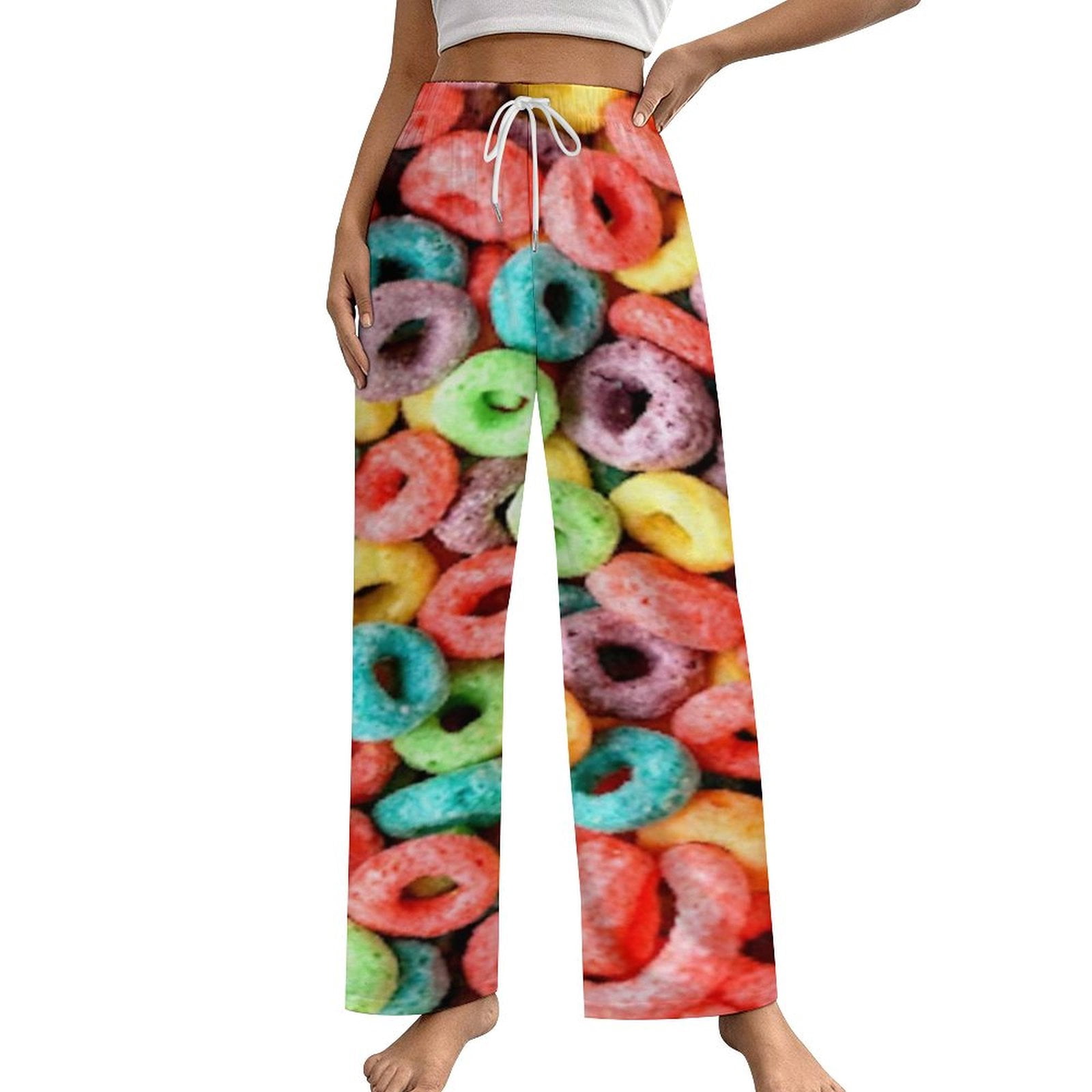 Fruit Loops Women's Pajamas Pajama Pants Women's Sleepwear Lounge Sleep ...