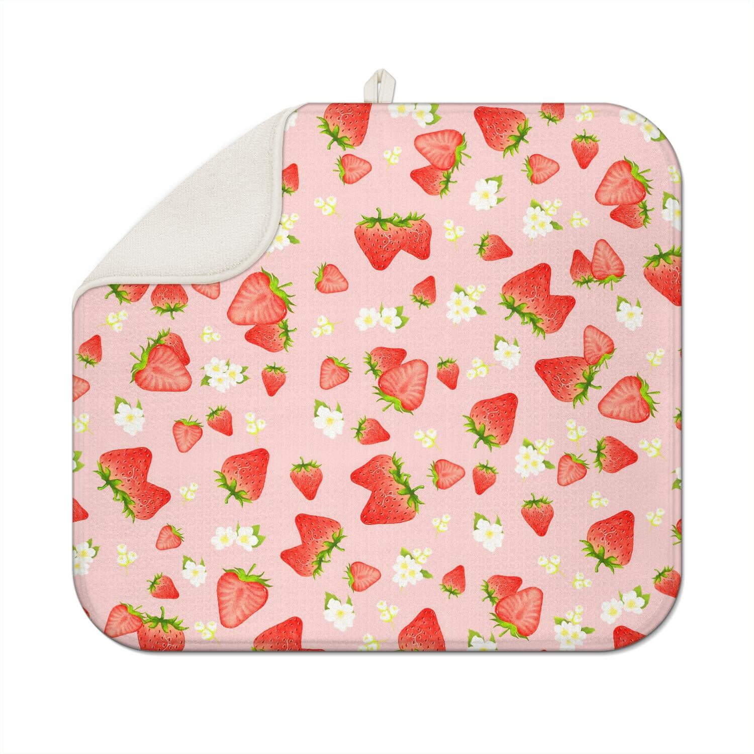 Fruit Lover Coffee Mat – Absorbent Microfiber Spill Mat Featuring Sweet ...