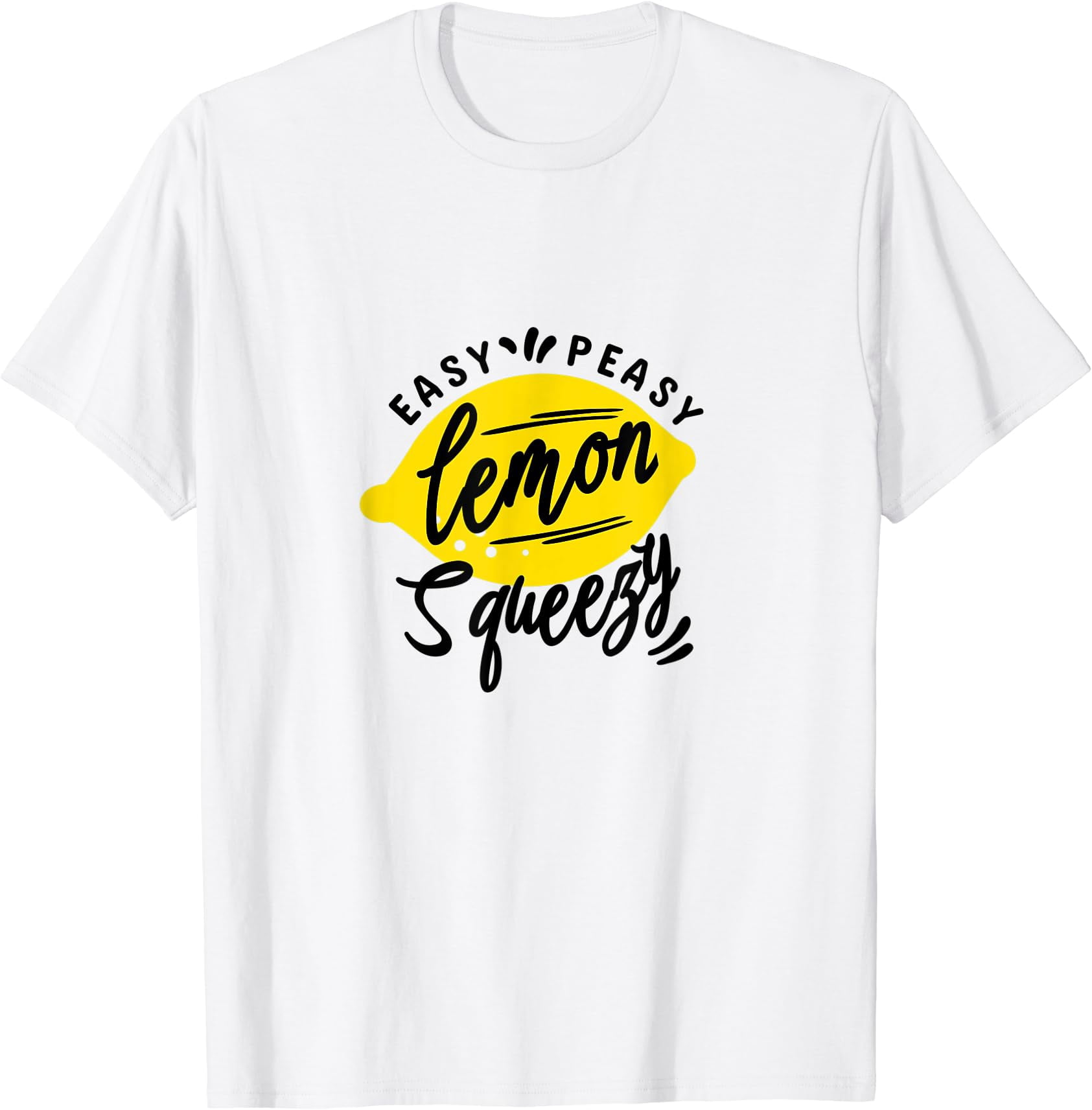 Fruit Lover Easy Peasy Lemon Squeezy T-Shirt, Vintage T-Shirt - Walmart.com